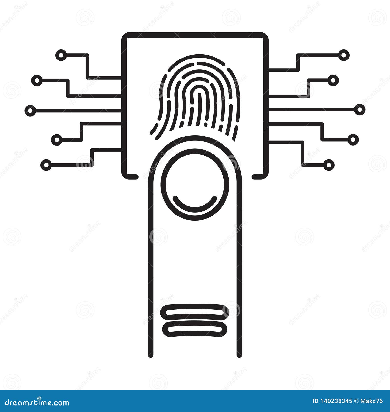 Touch, ID, Fingerprint Scan Access Symbol Stock Image | CartoonDealer ... Touch, ID, Fingerprint Scan Access Symbol Stock Image | CartoonDealer ...