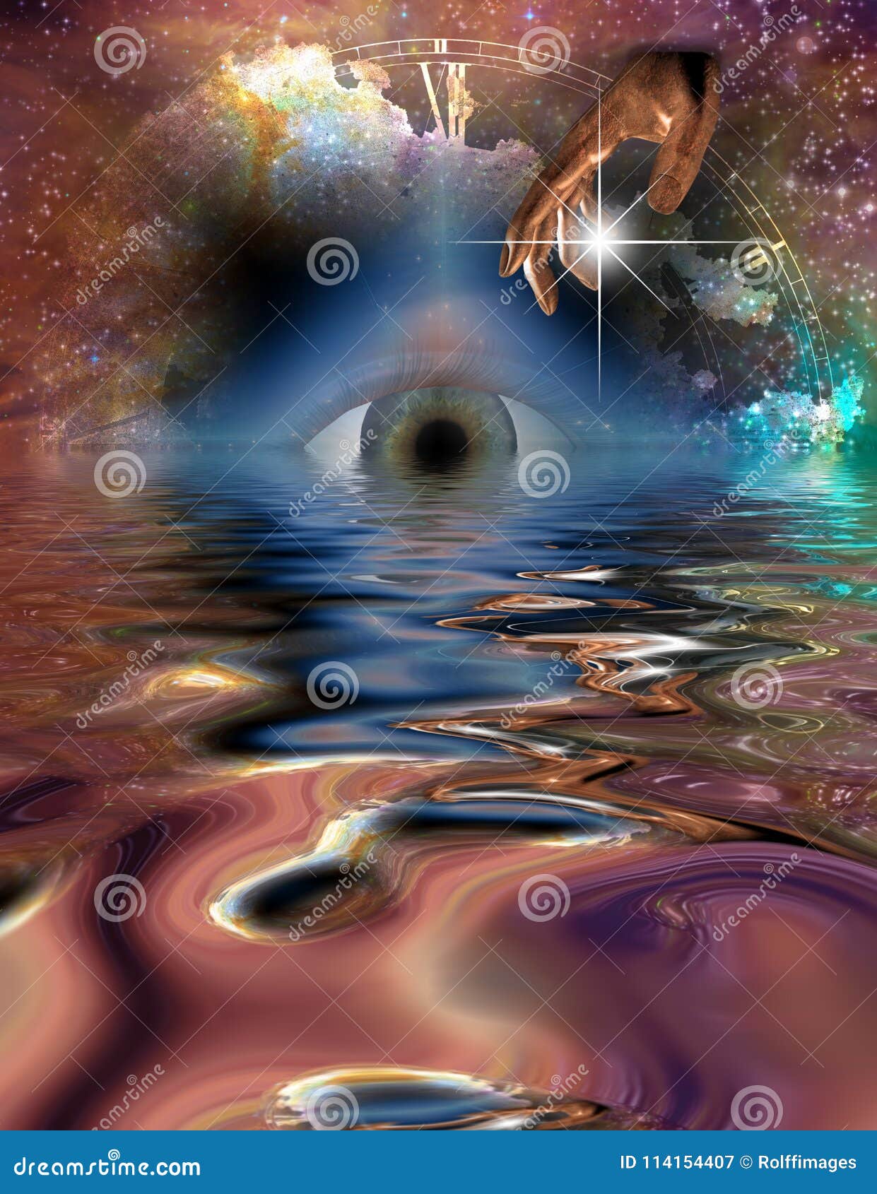 Touch of God stock illustration. Illustration of heaven - 114154407