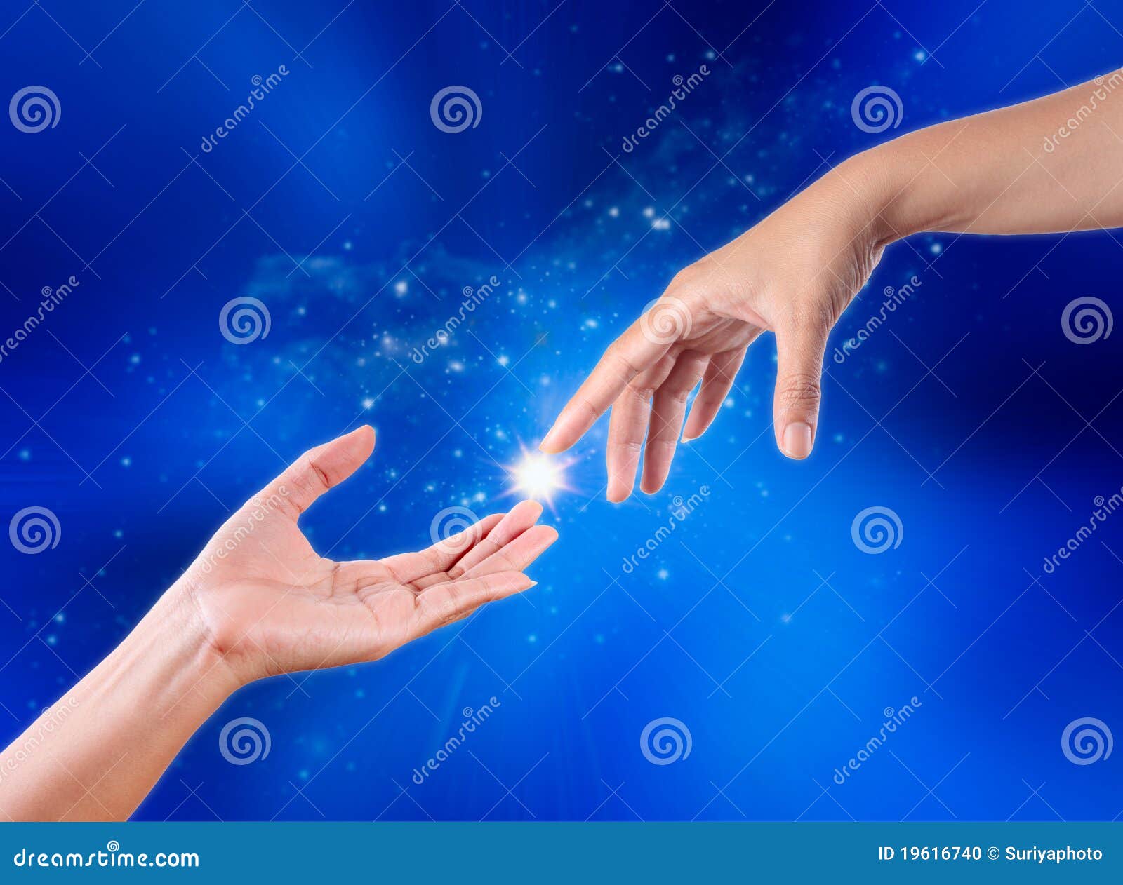Touch Hands stock photo. Image of guide, hand, forgiveness - 19616740