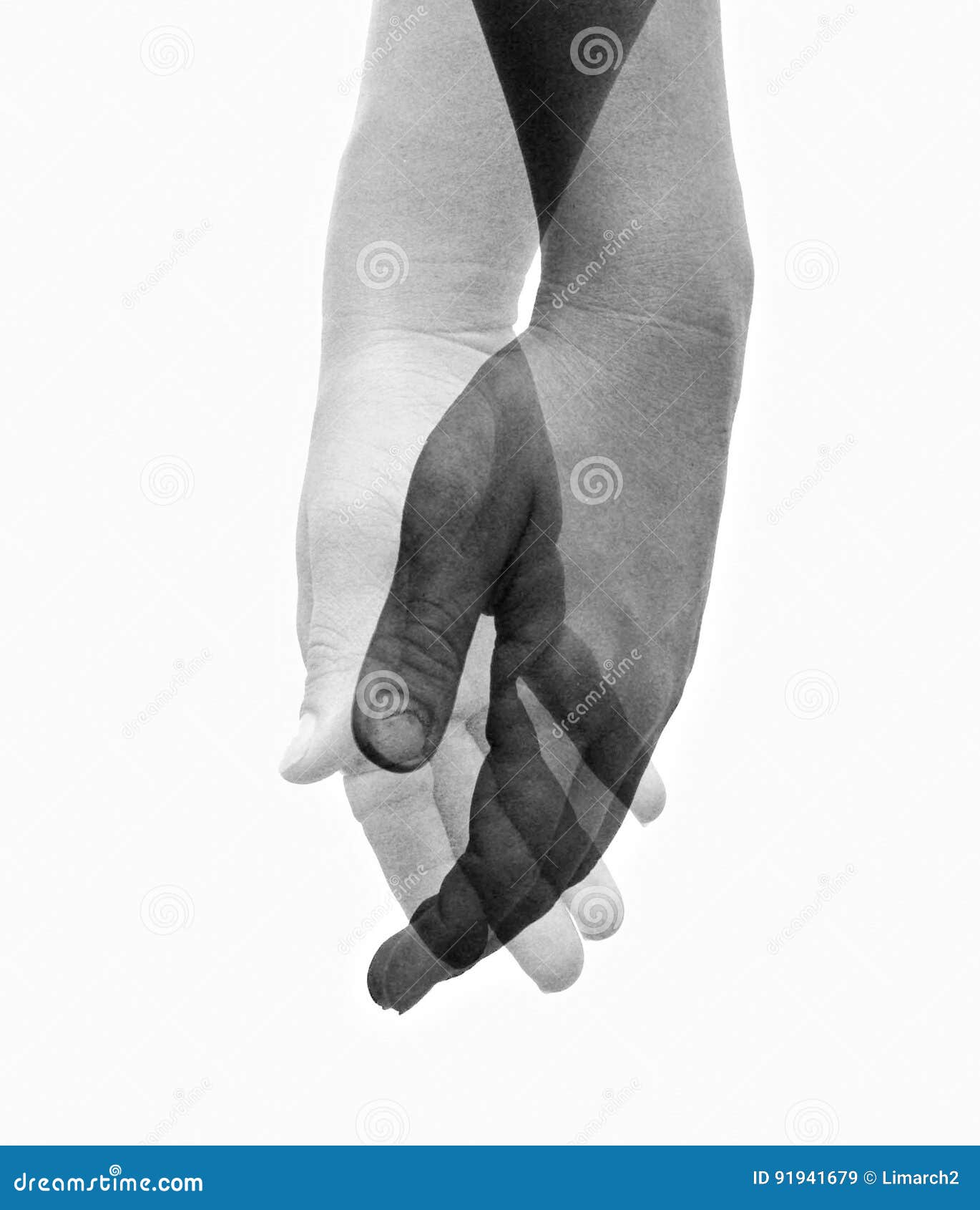 Touch Hands with Ghost Loneliness Stock Image - Image of angel ...