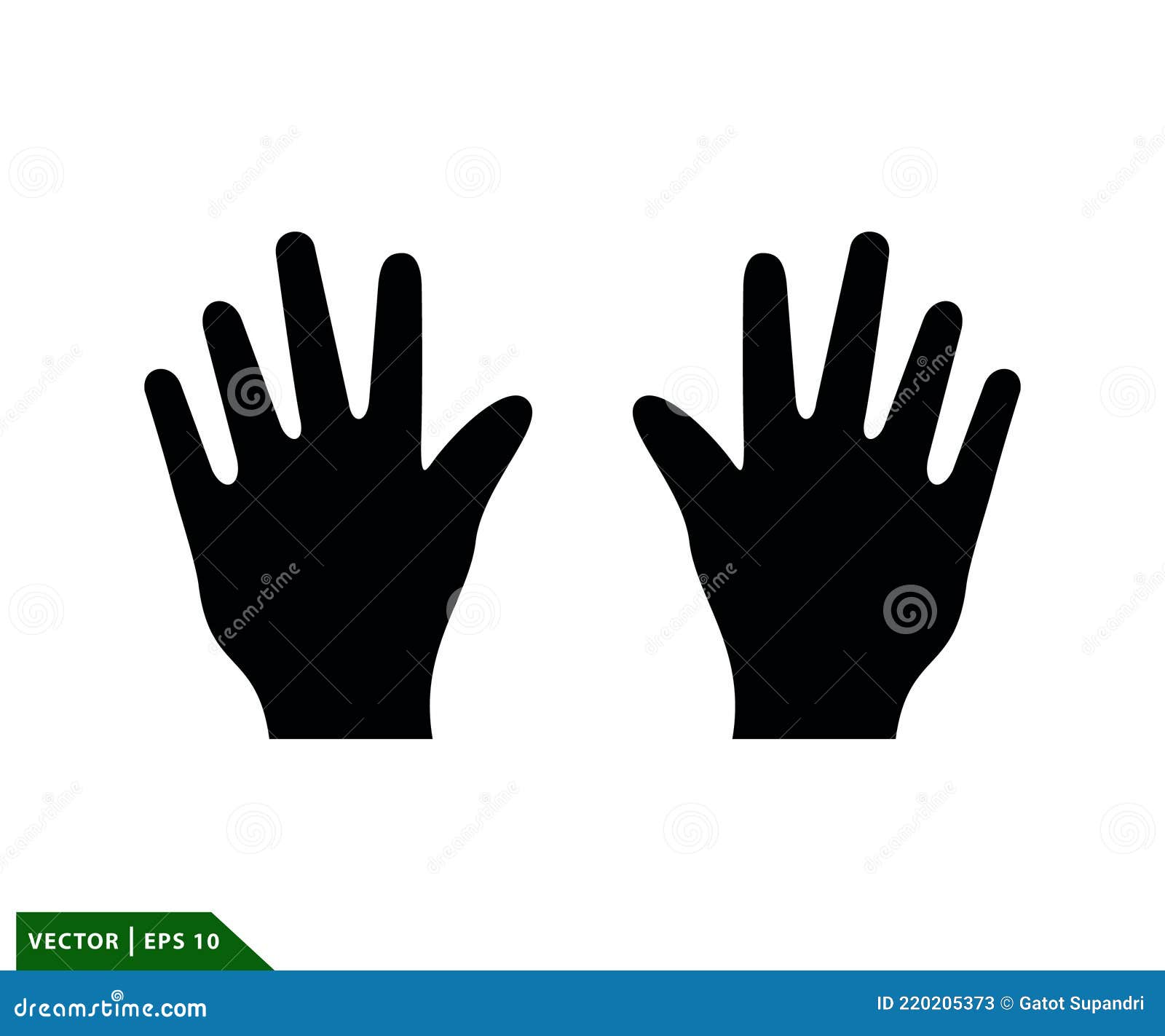 Touch Icon Vector Logo Template Stock Vector - Illustration of touch ...