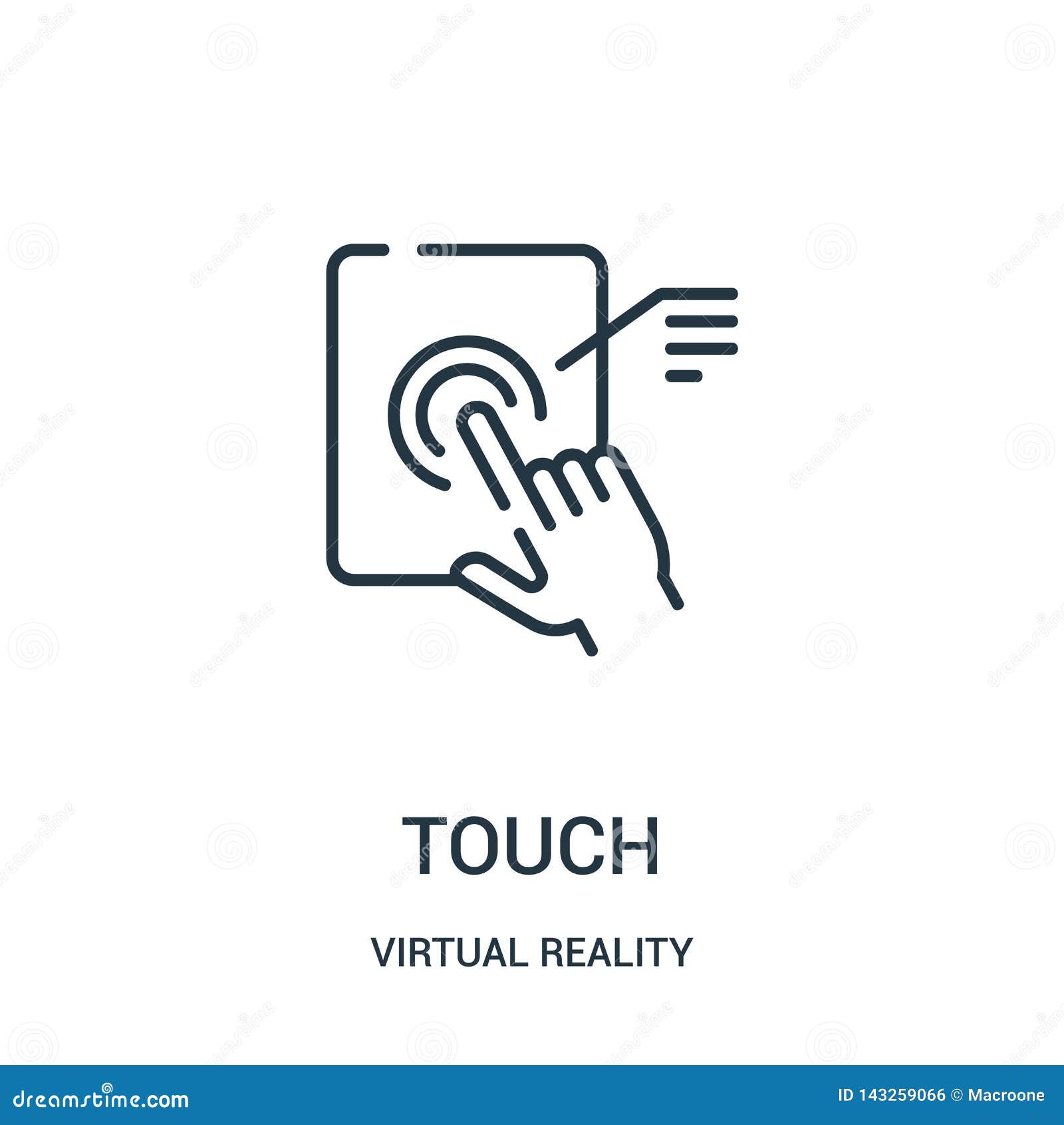 Do Not Touch Icon Vector. Trendy Flat Do Not Touch Icon From Signs ...