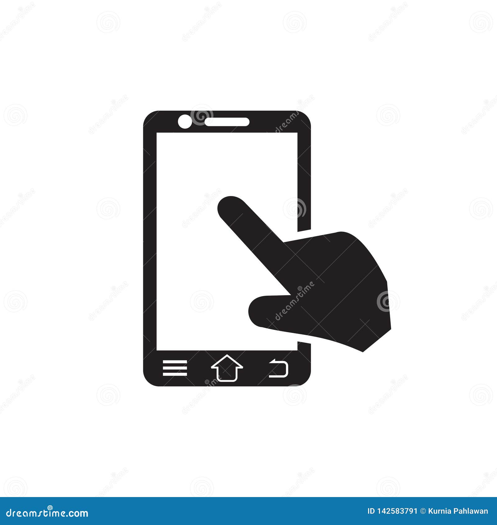 Touch Logo , Click Logo Vector Stock Vector - Illustration of ...