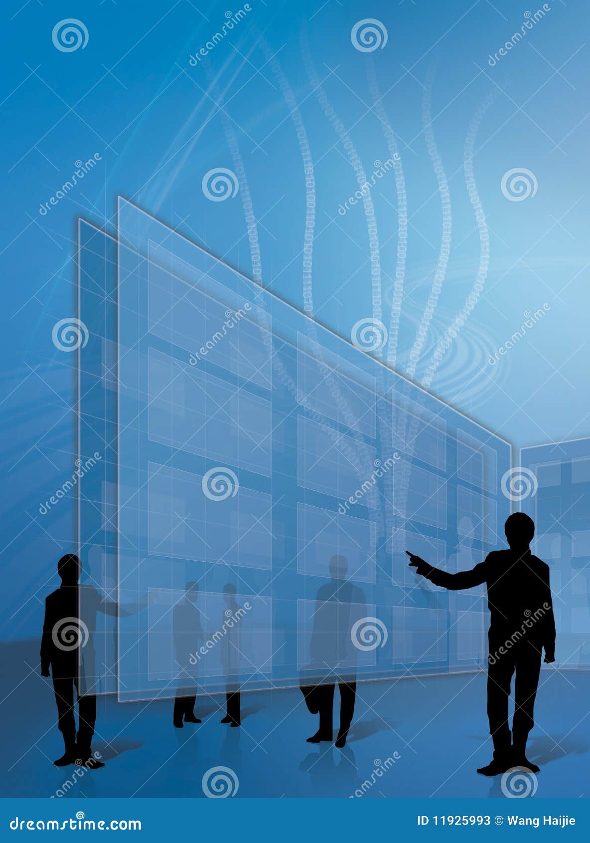 Touch Media stock illustration. Illustration of interactive - 11925993