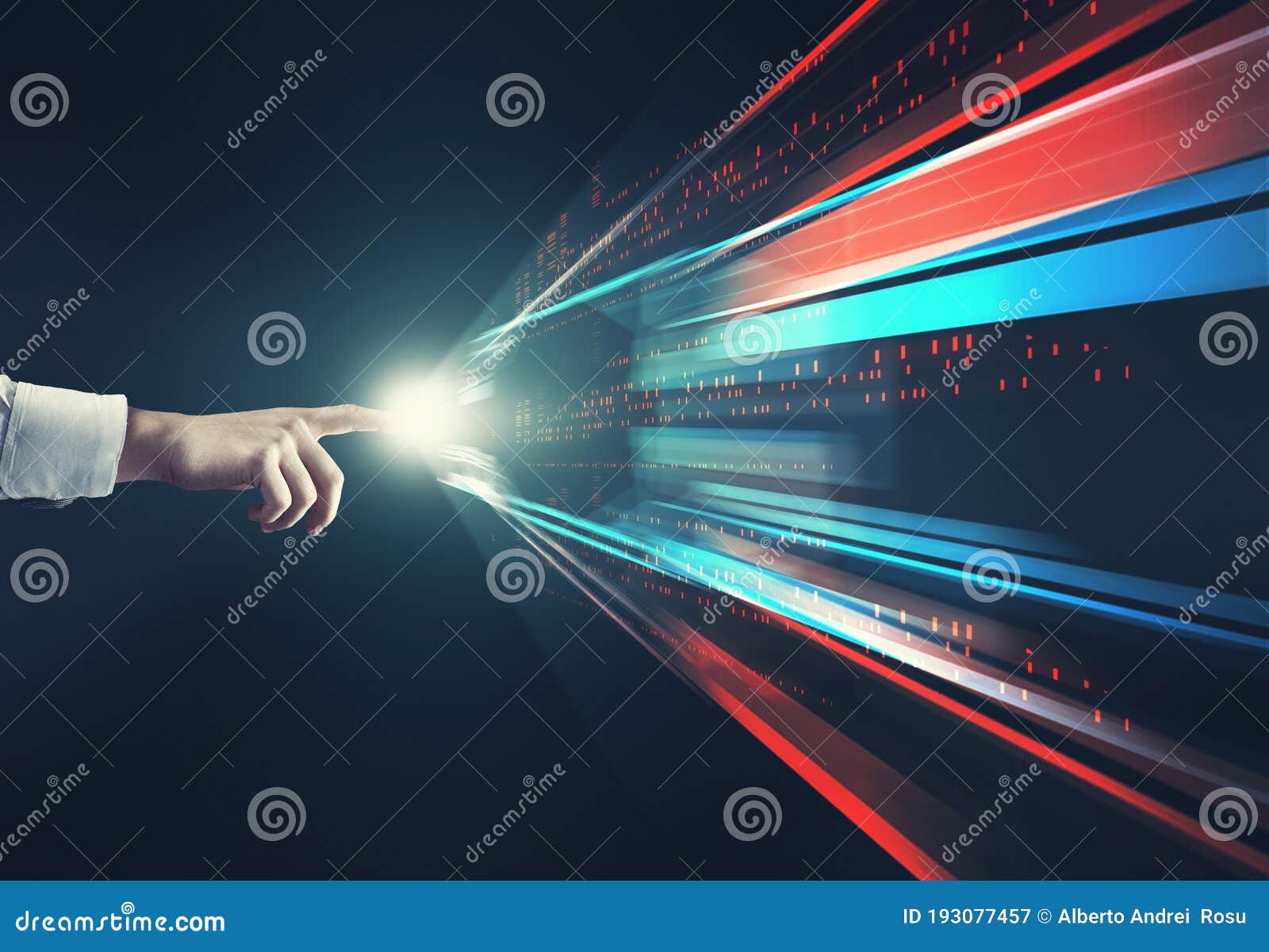 Close Up of Finger Touching Digital Screen Multimedia Stock Image ...