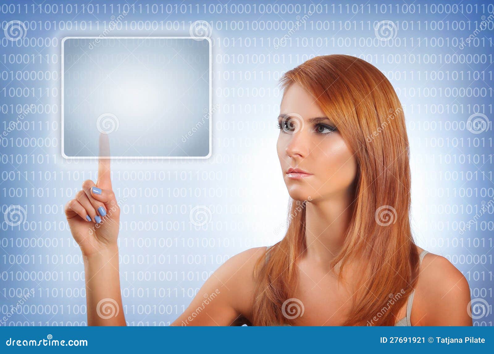 Touch screen stock image. Image of interface, business - 27691921