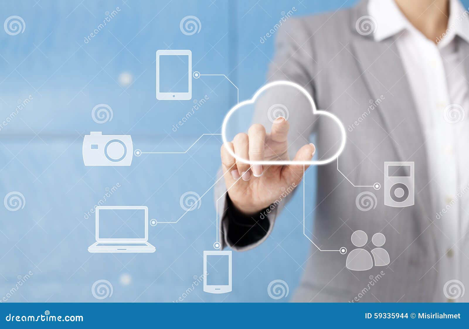 Touch Screen stock photo. Image of computer, innovation - 59335944