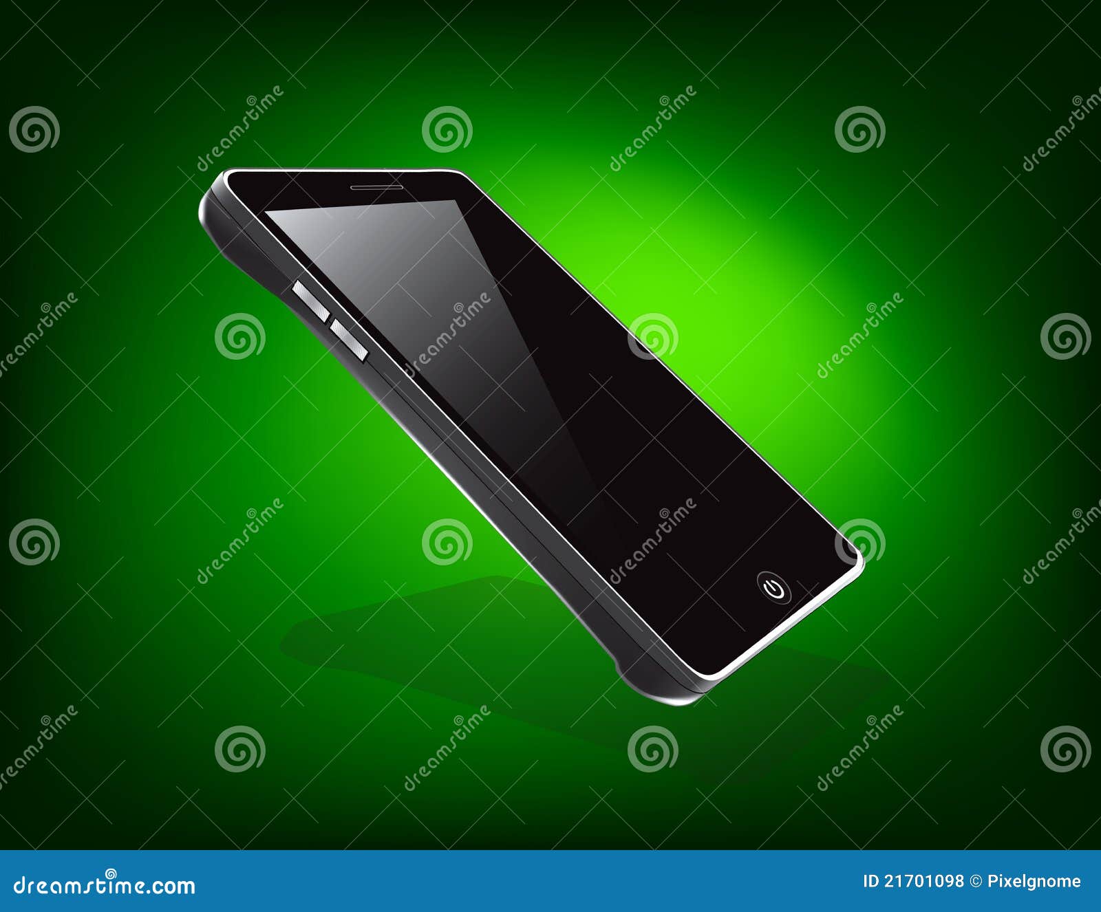 Touch Screen Cell Phone stock illustration. Illustration of cellphone ...