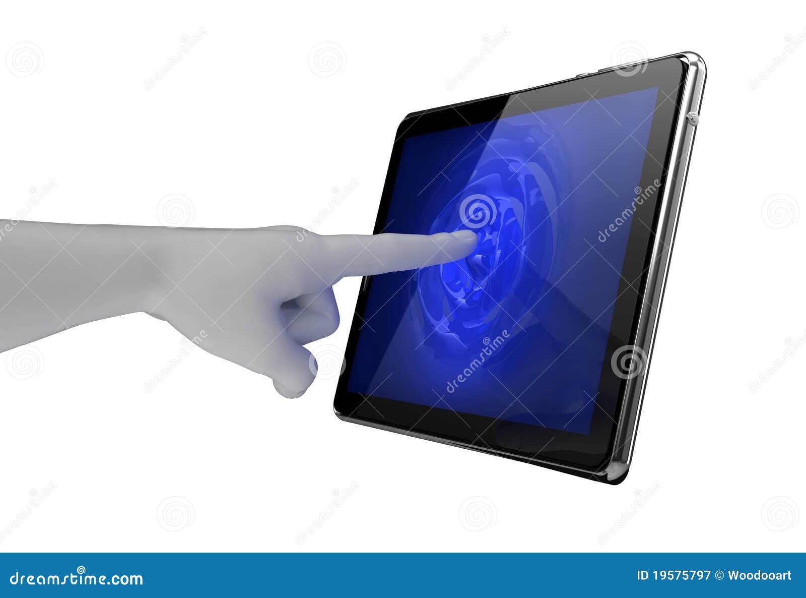 Touch screen concept stock illustration. Illustration of equipment ...