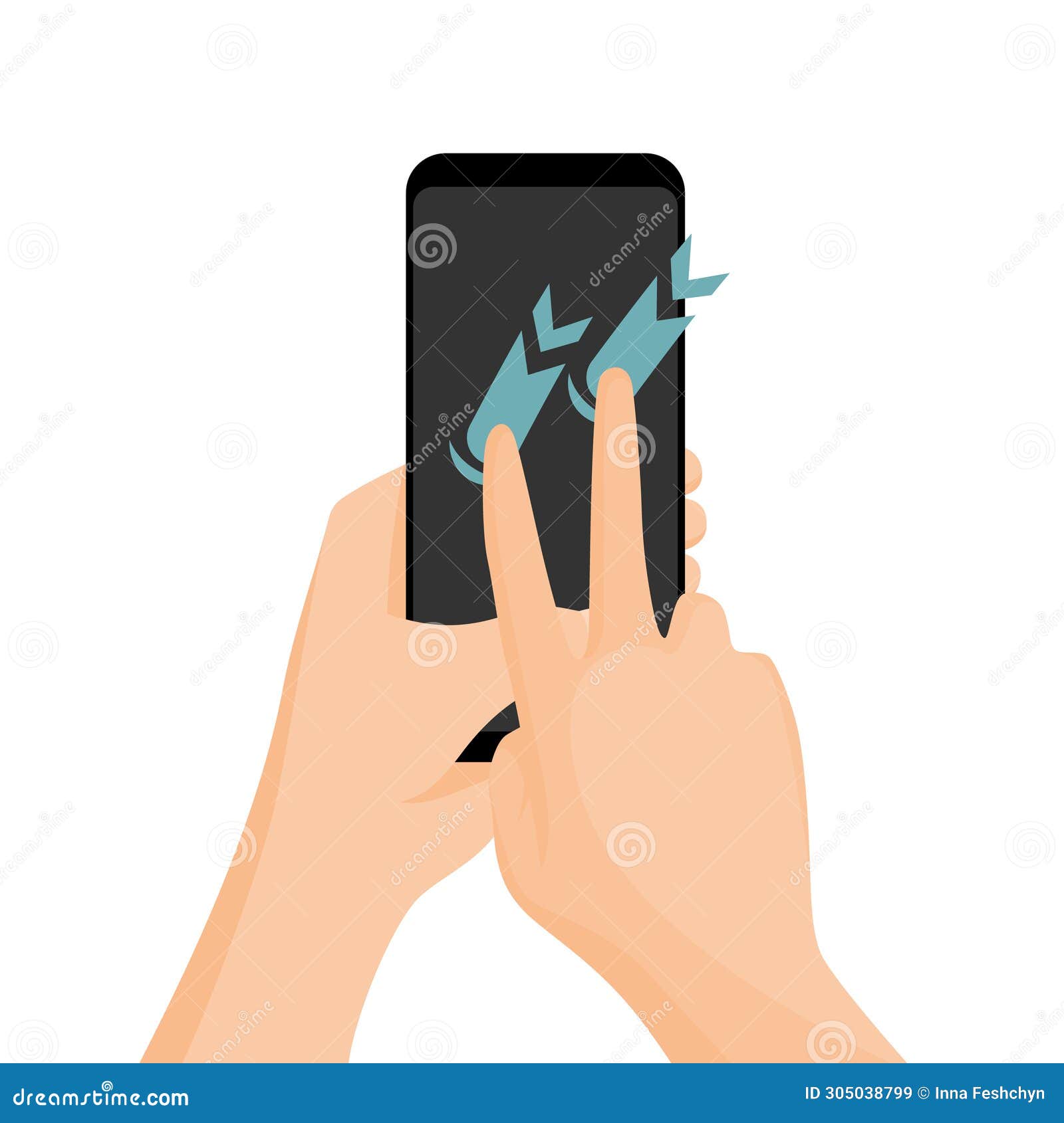 Touch Screen Hand Gestures. Flat Colored Icon with Movement of Finger ... Touch Screen Hand Gestures. Flat Colored Icon with Movement of Finger ...