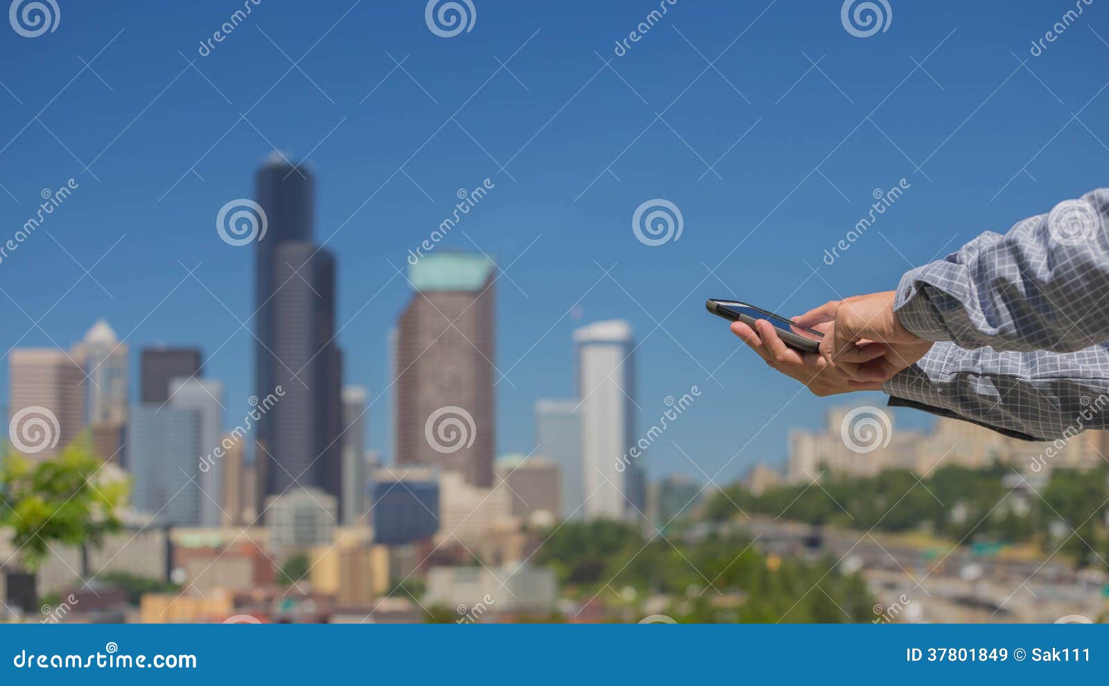 Touch Screen Handy, in Der Hand Stockbild - Bild von zelle, meldung ...