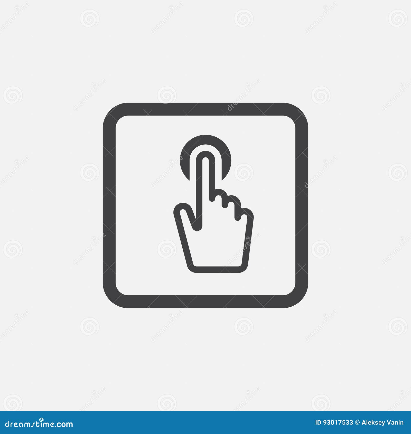 Touch Screen Icon Vector Illustration Isolated on White . Stock Vector ...