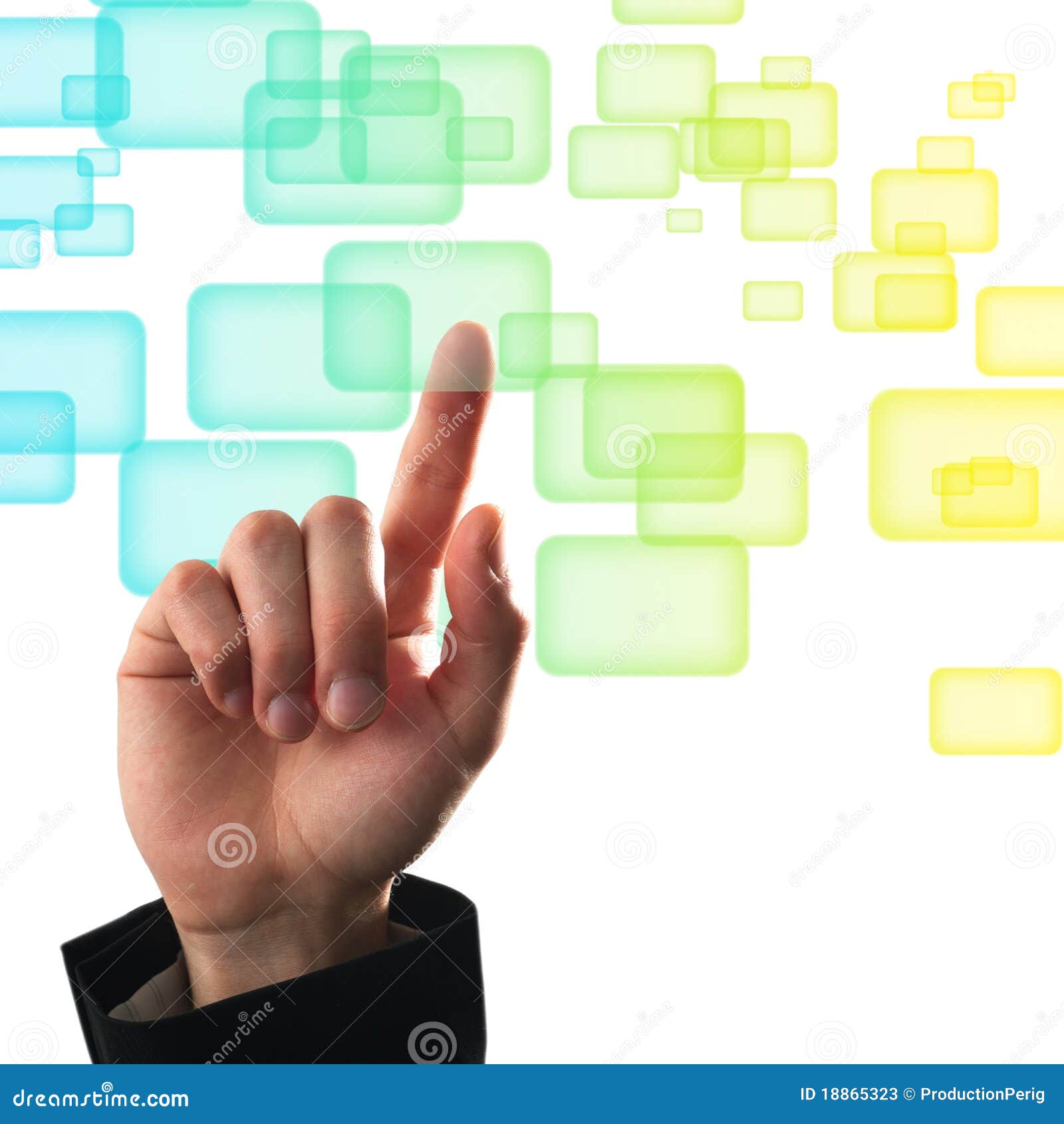 Touch screen interface stock image. Image of navigation - 18865323