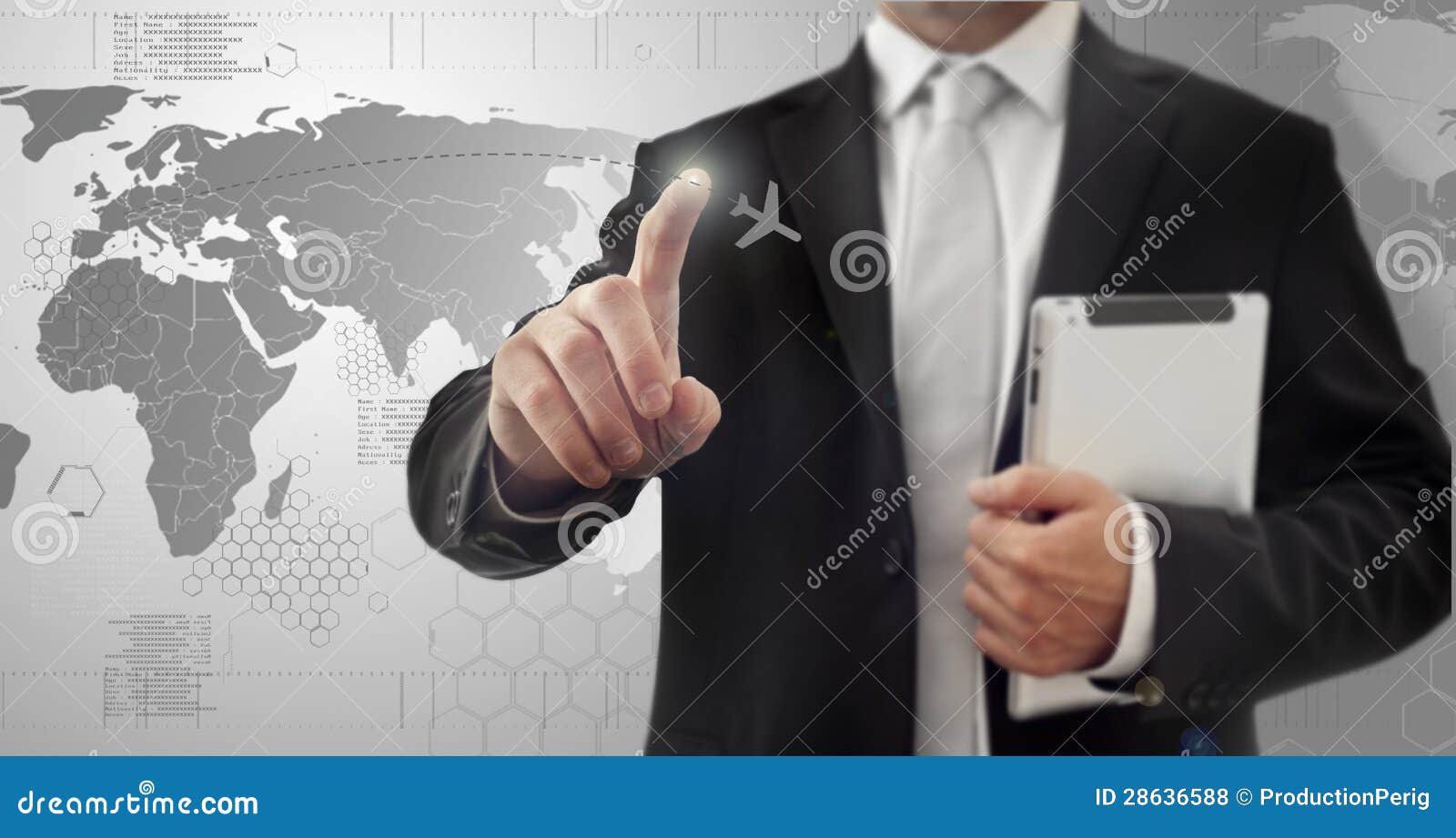 Touch screen interface stock photo. Image of press, desktop - 28636588