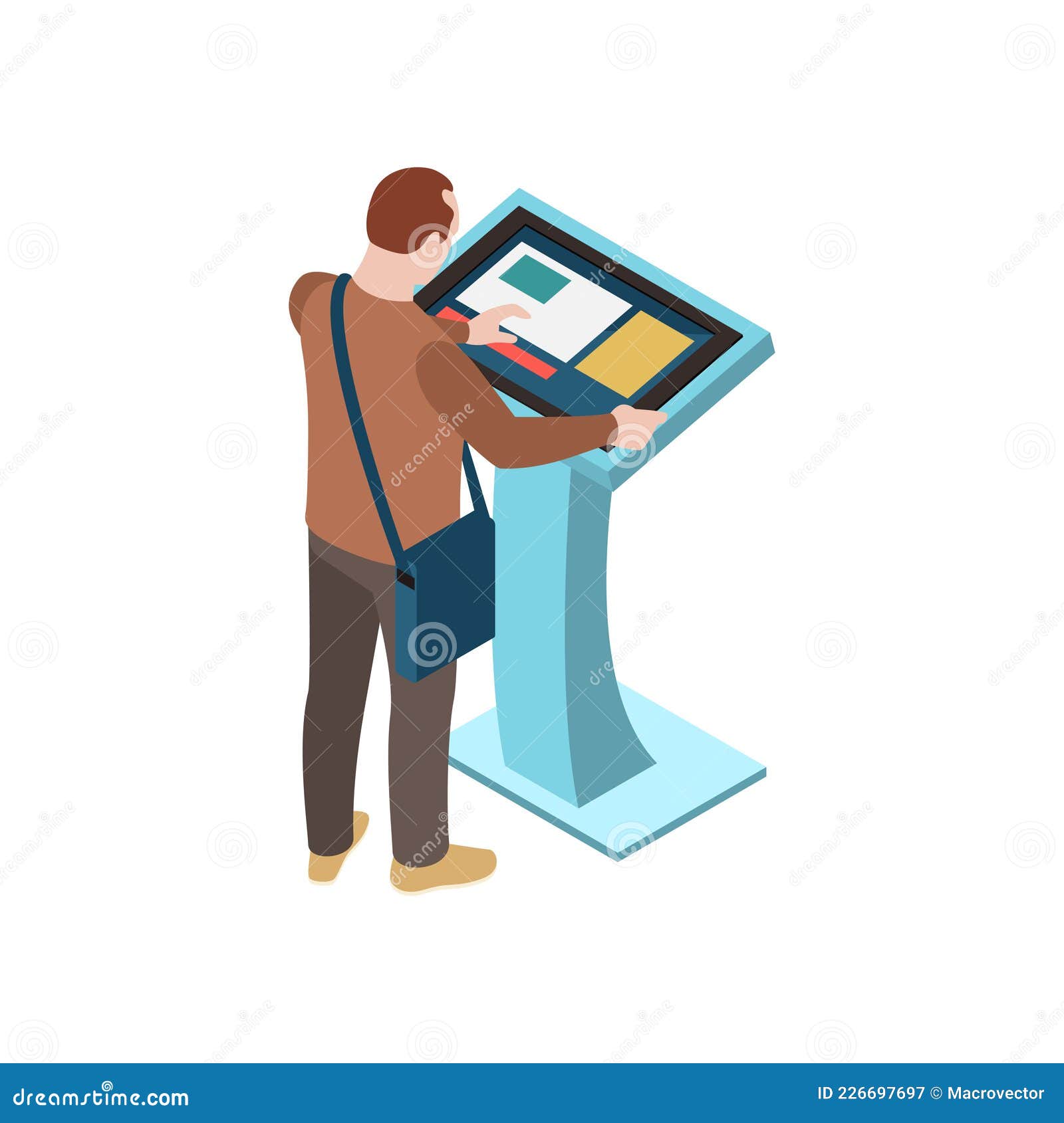 Touch Screen Interface stock vector. Illustration of commerce - 226697697