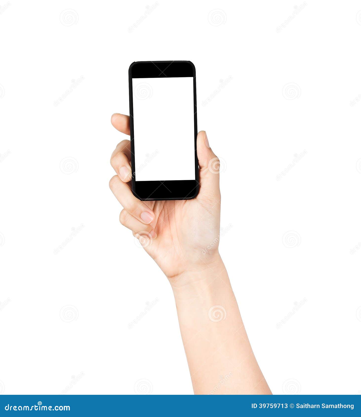 Touch Screen Mobile Phone, in Hand Stock Image - Image of hold, device ...