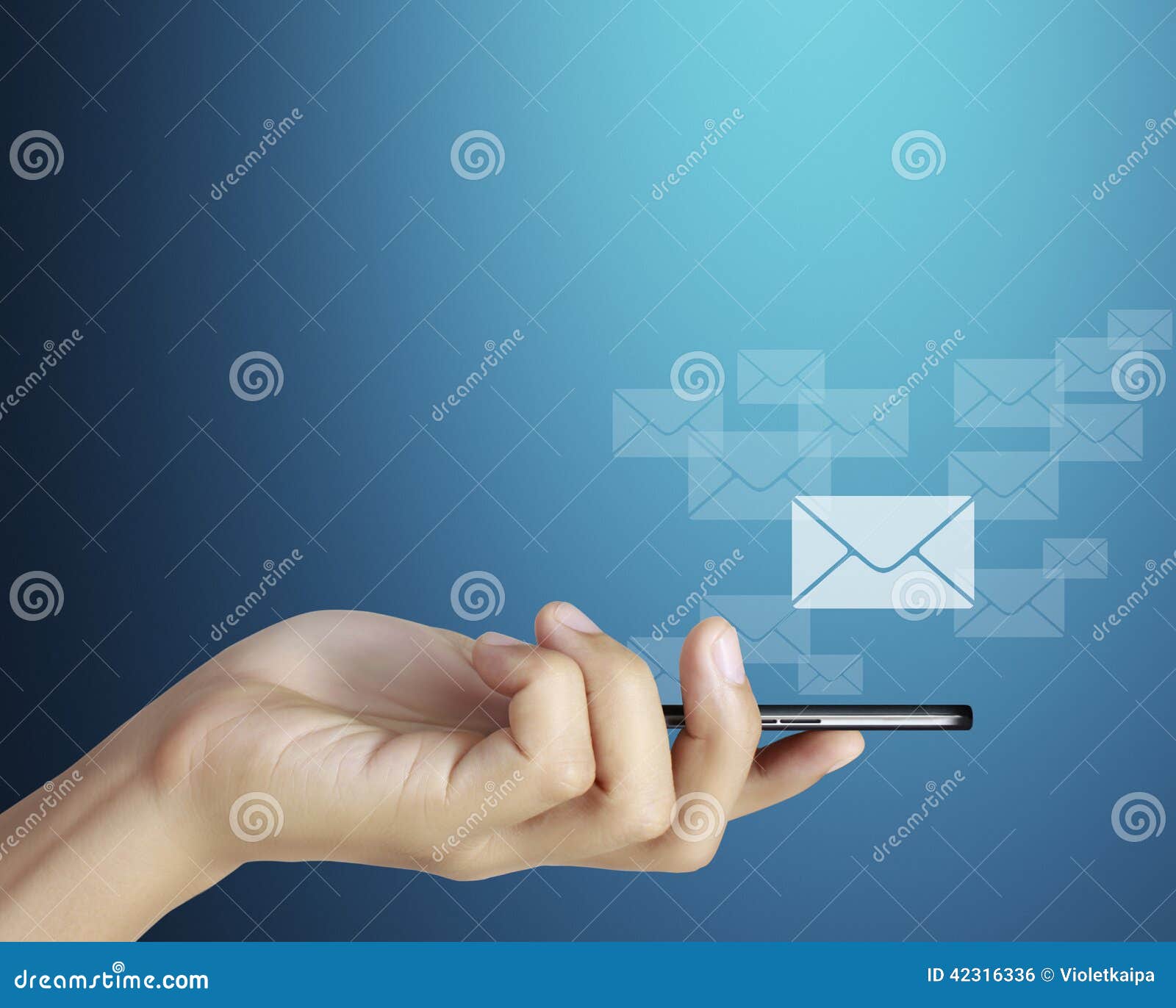 Touch Screen Mobile Phone, in Hand Stock Photo - Image of cellular ...