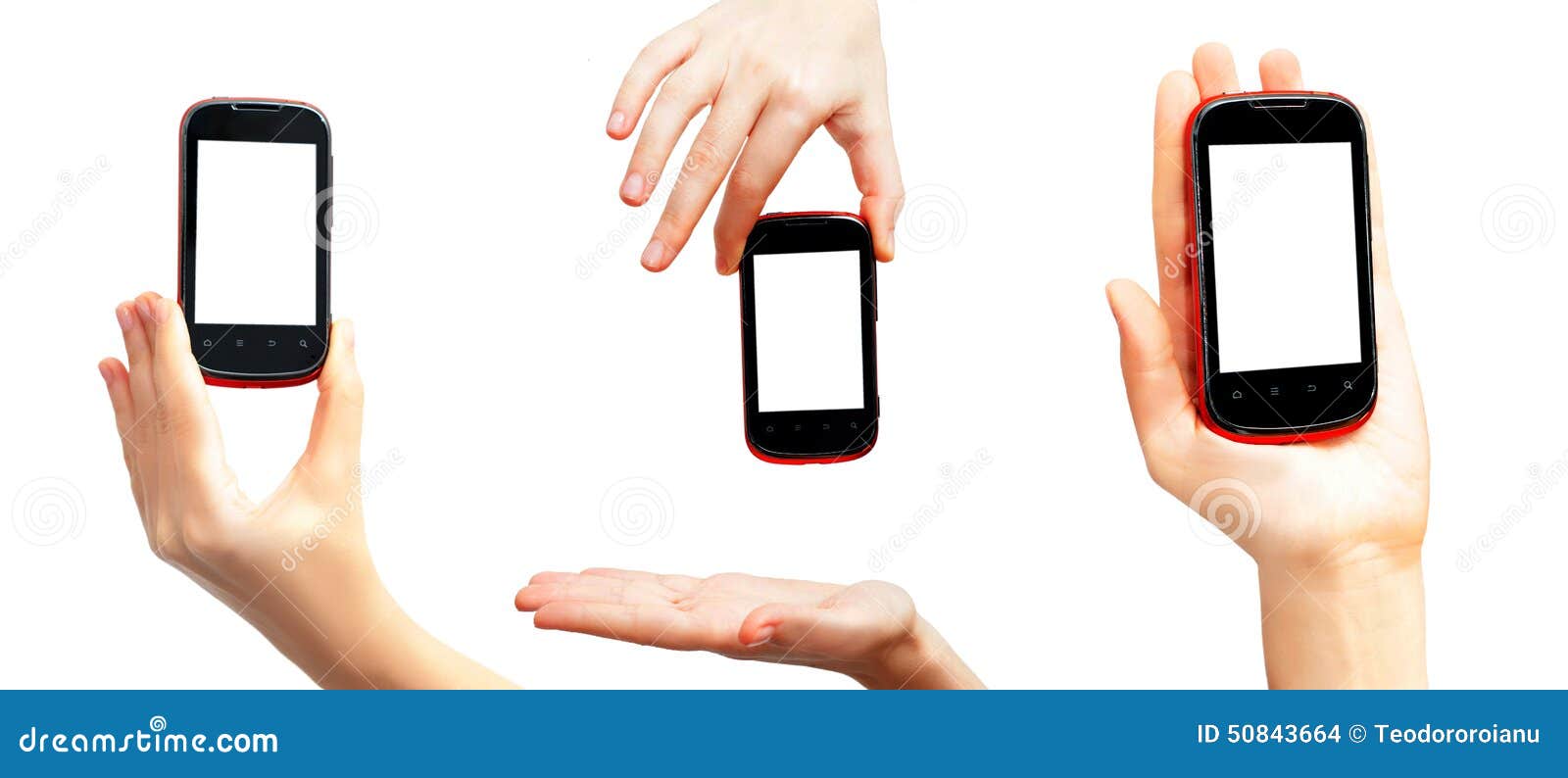 Touch Screen Phone on Display Stock Photo - Image of analogous ...
