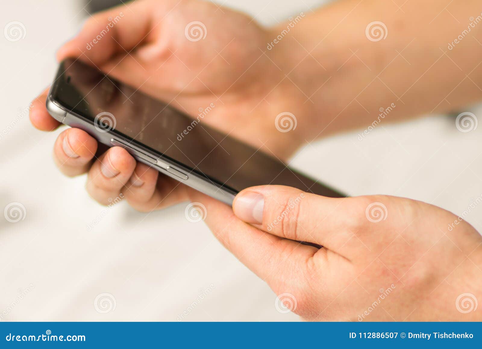 Touch Screen Smart Phone Hands Close Up, Man Using Smartphone Stock ... Touch Screen Smart Phone Hands Close Up, Man Using Smartphone Stock ...