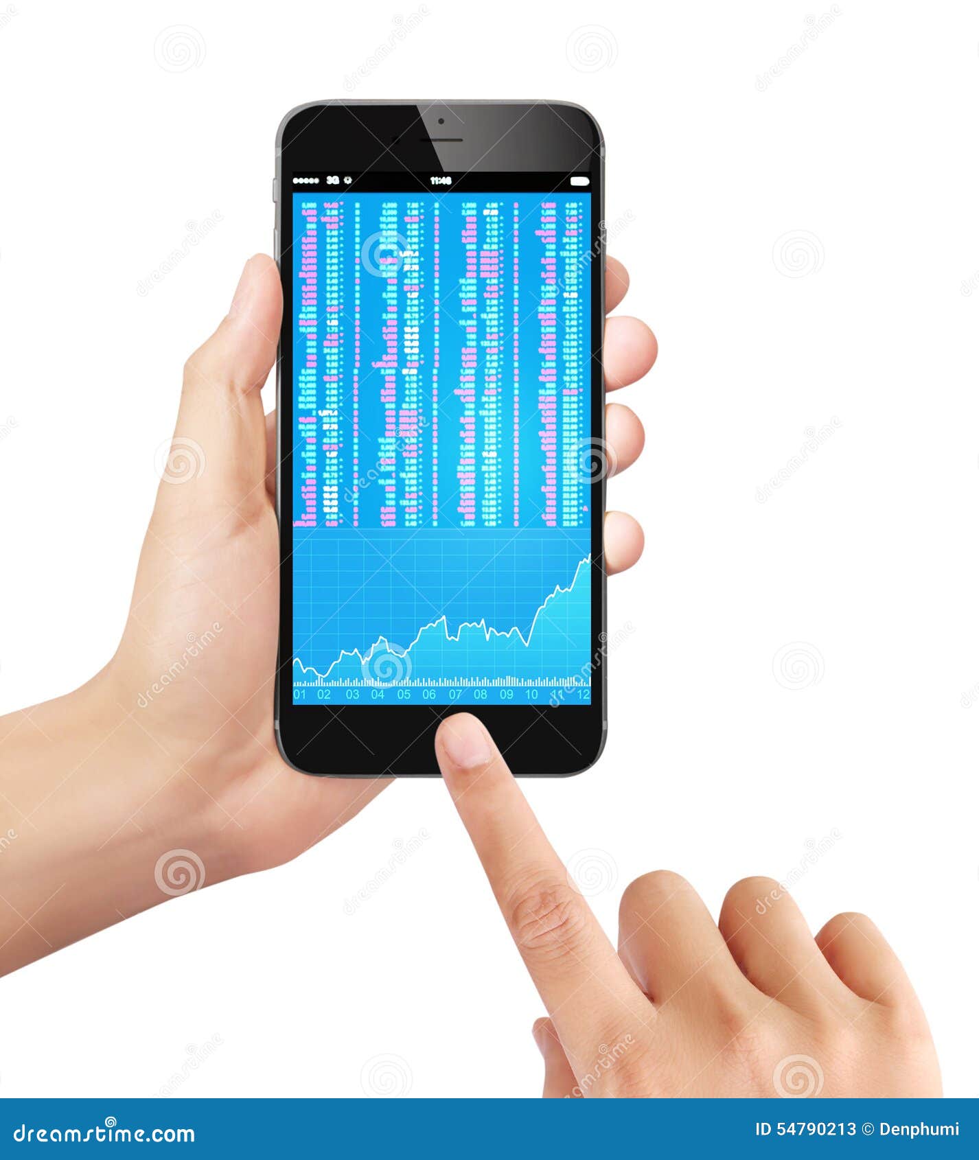 Touch screen smartphone stock image. Image of concept - 54790213