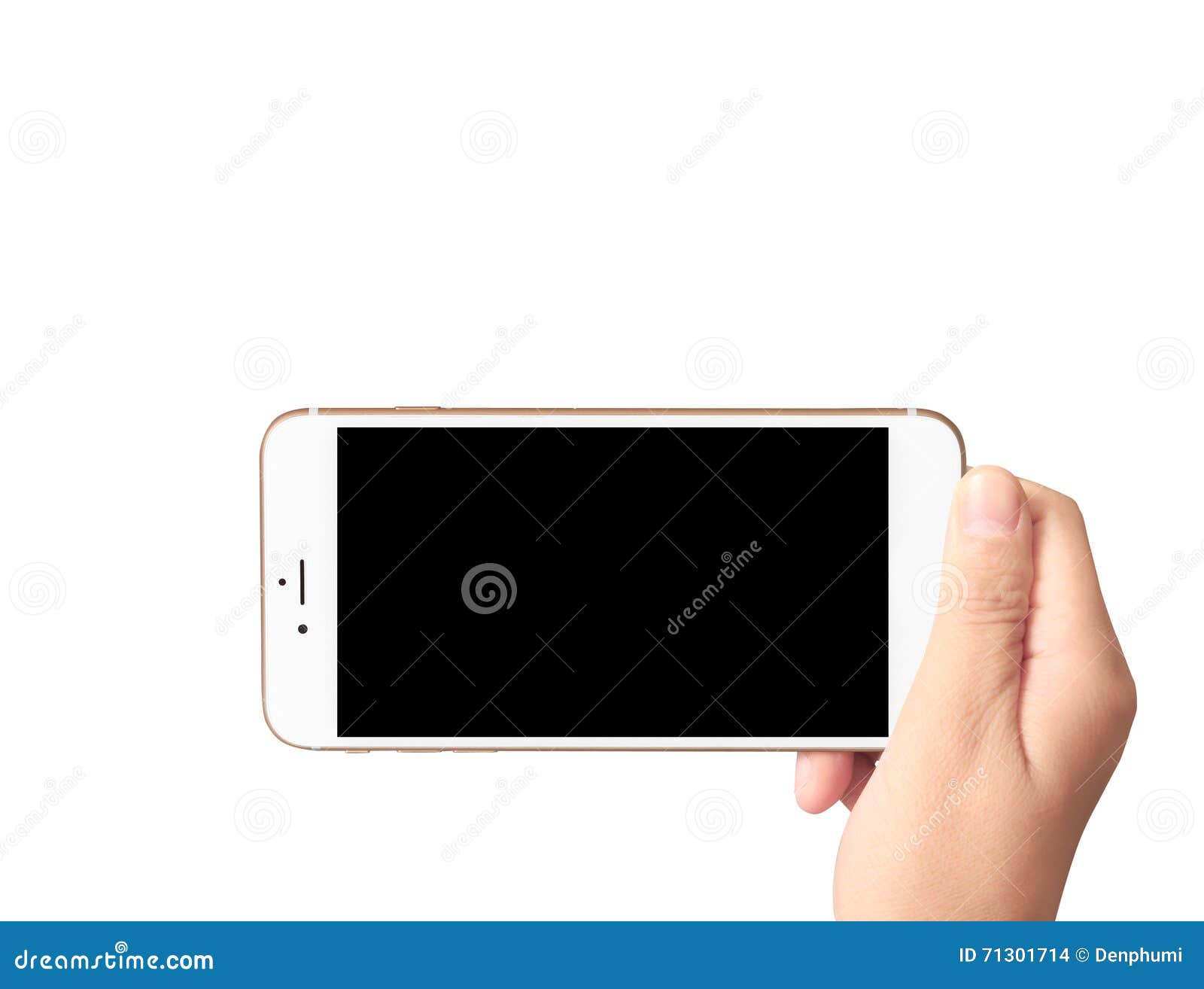 Touch Screen Smartphone in Hand Stock Photo - Image of digital, hand ...