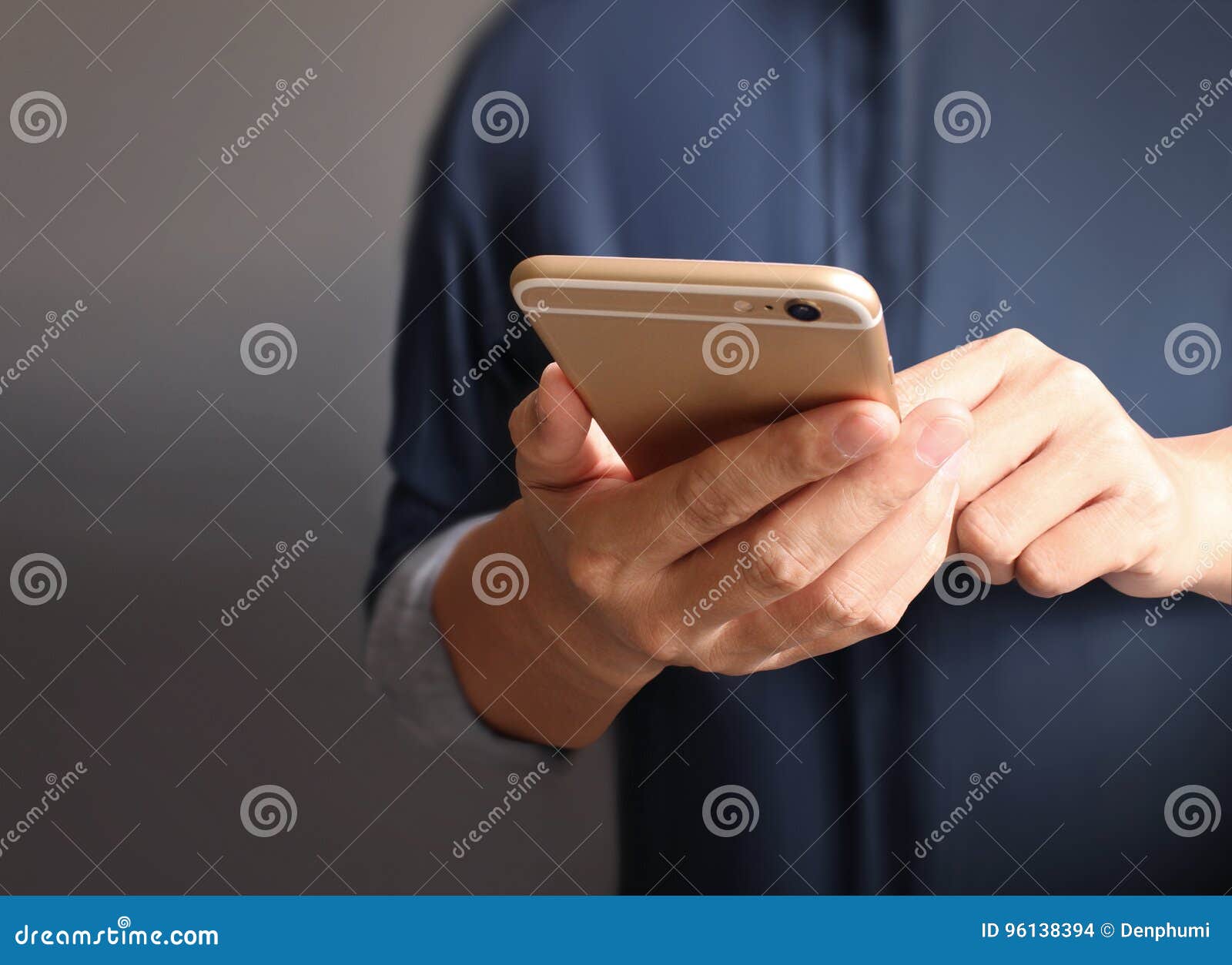 Touch Screen Smartphone in Hand Stock Photo - Image of showing ...
