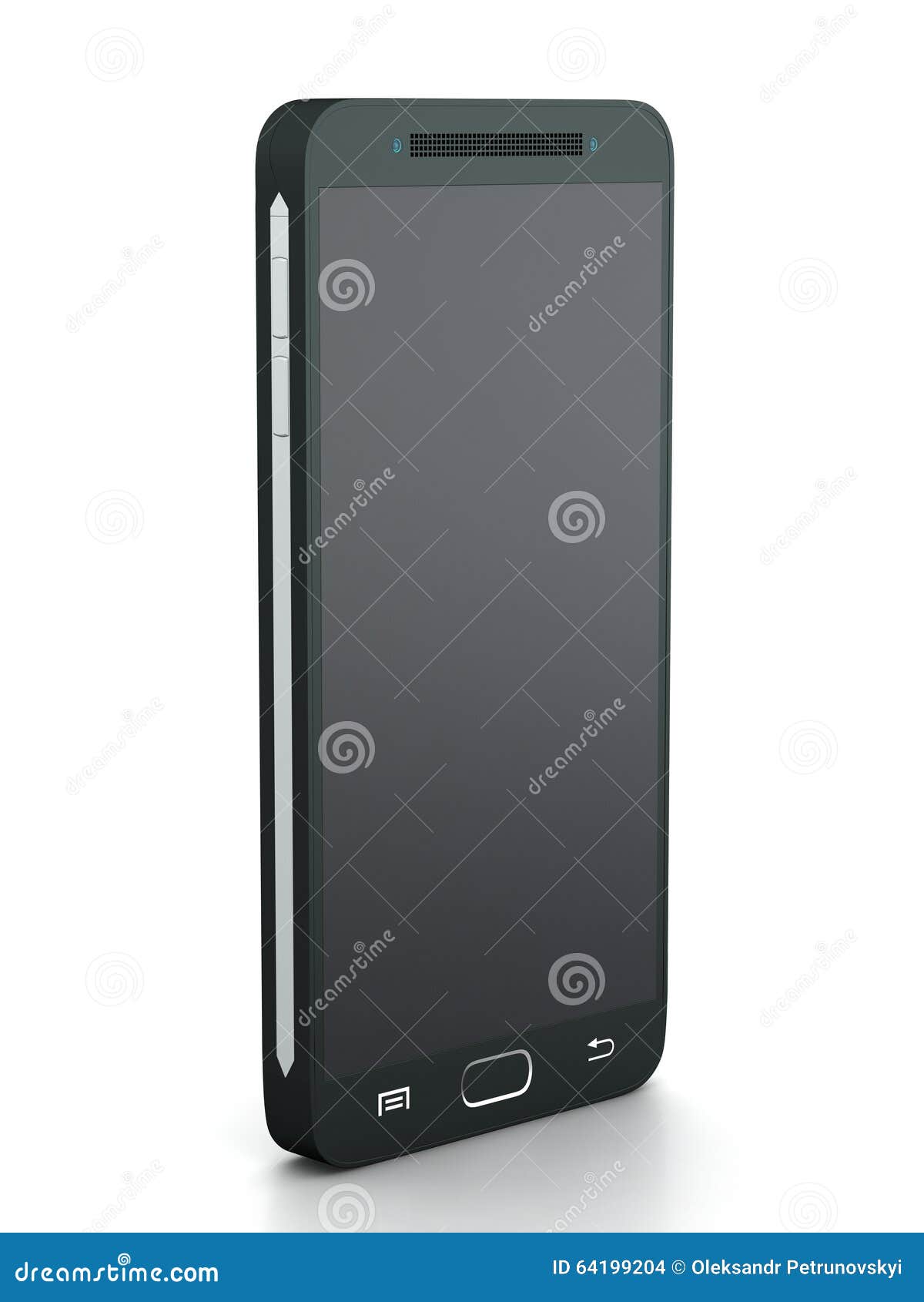 Touch screen smartphone stock illustration. Illustration of digital ...