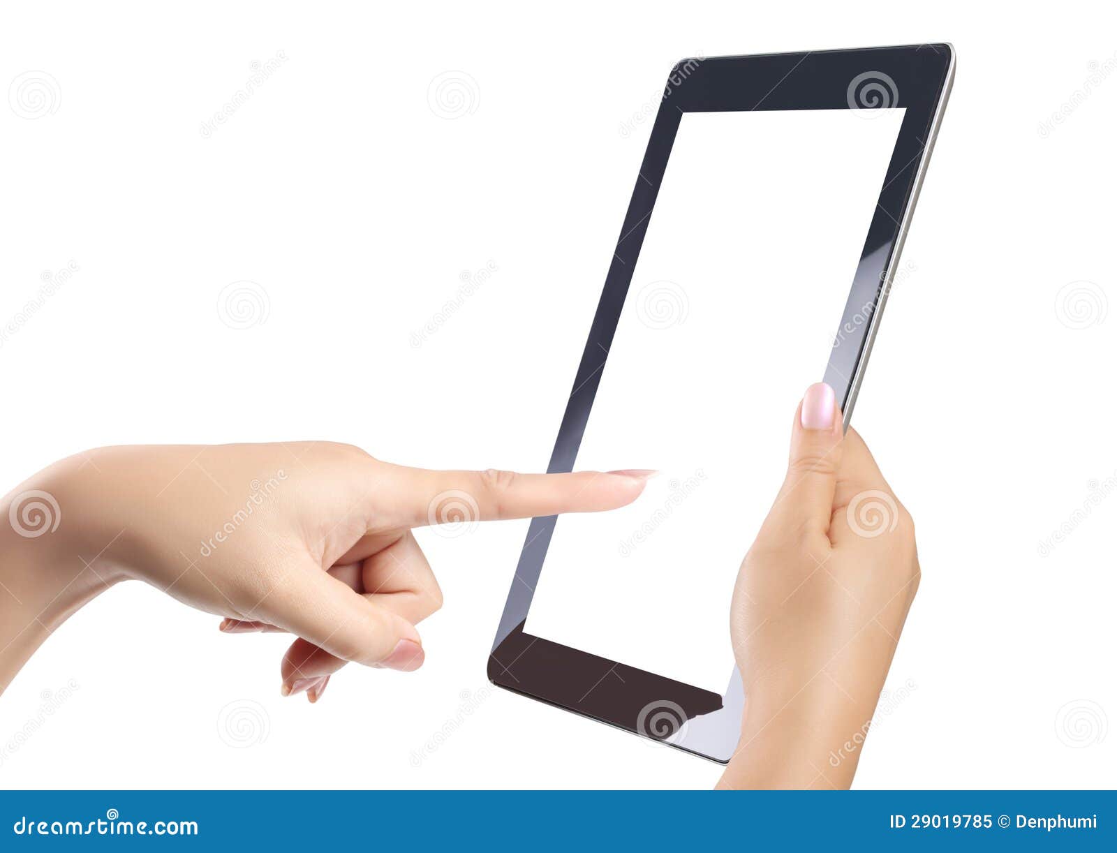 Touch Screen Tablet and Shows Tablet Stock Illustration - Illustration ...