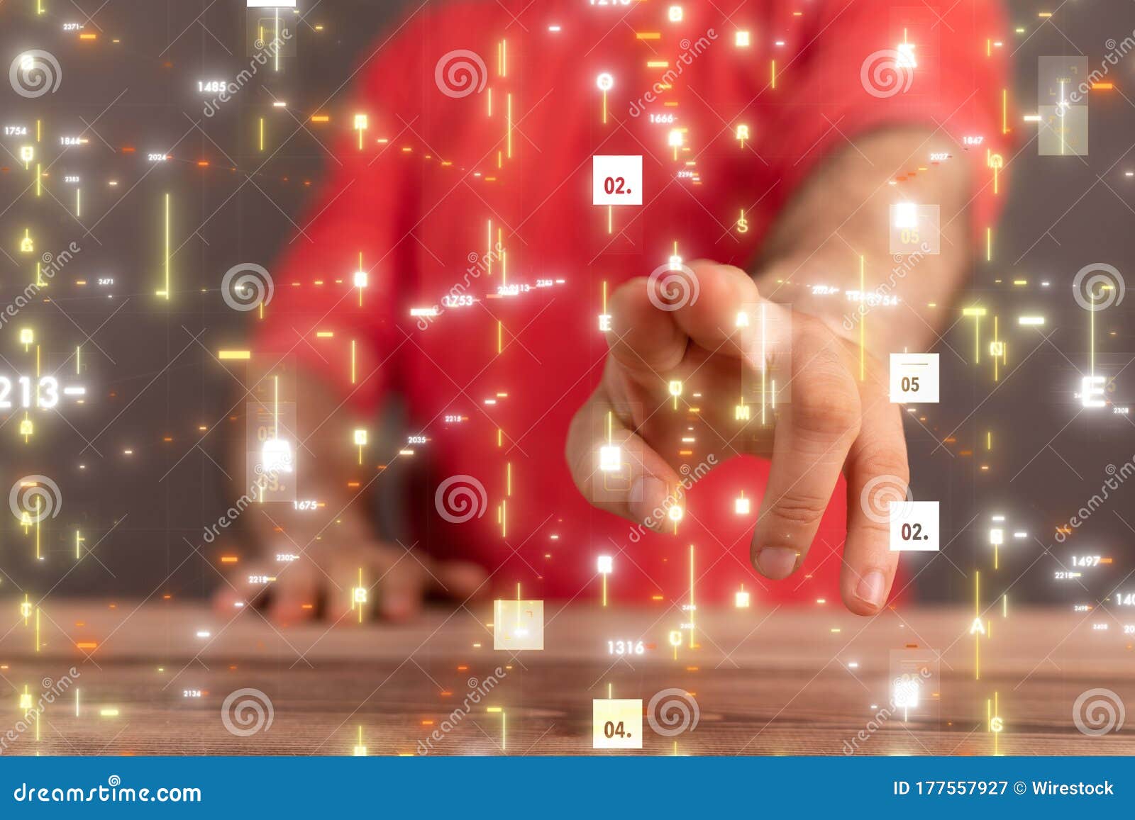 A Touch Screen Technology. Future Modern Touch Screen Technology Stock ...