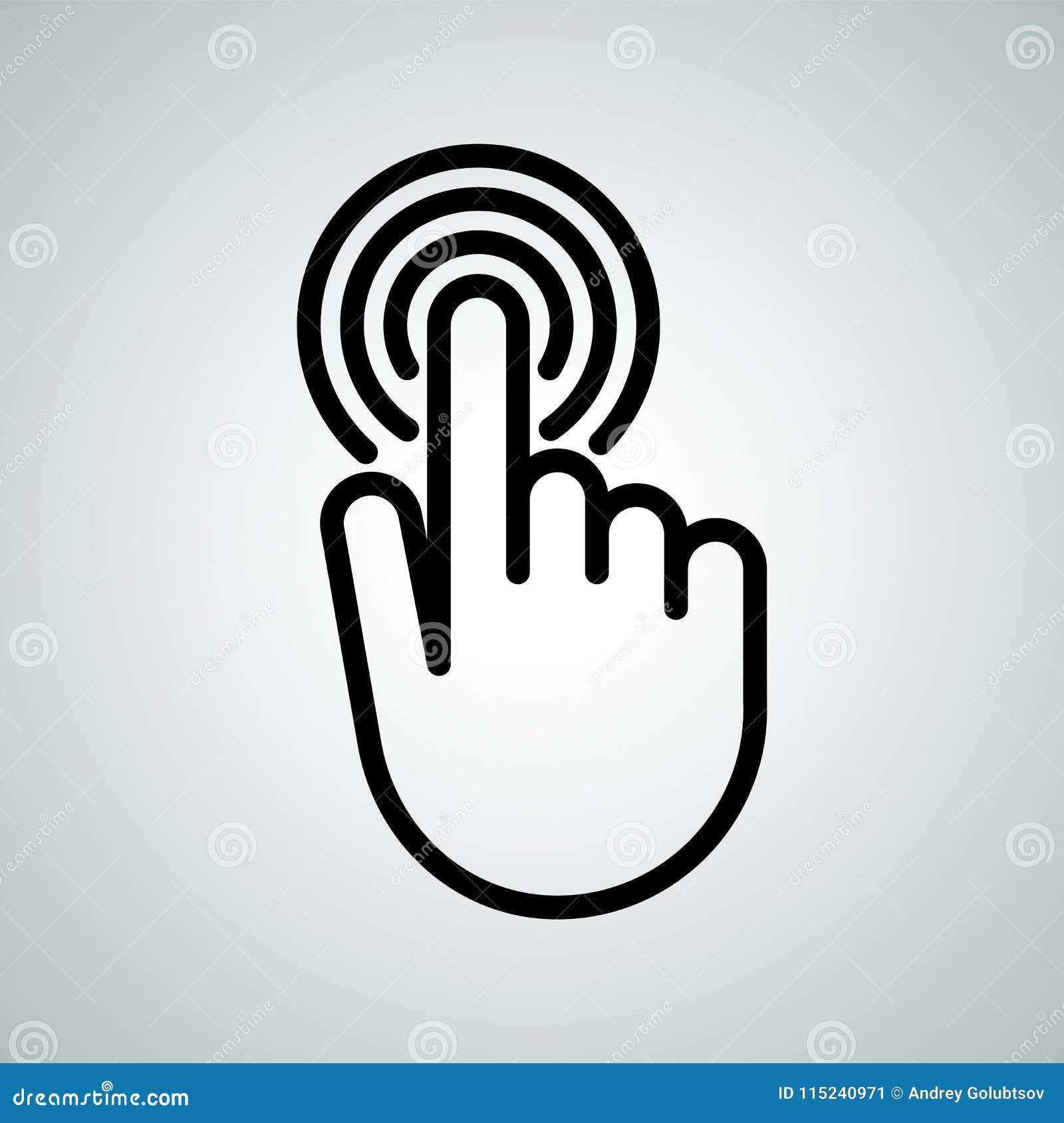 Touch Screen or Touchscreen Finger Vector Icon Stock Vector ... Touch Screen or Touchscreen Finger Vector Icon Stock Vector ...