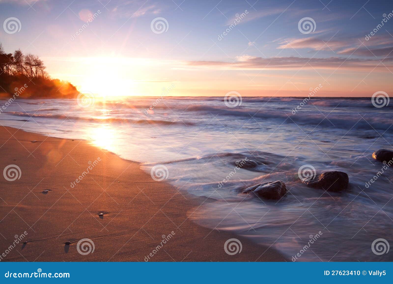 Touch of the Sun stock photo. Image of waves, ocean, spring - 27623410