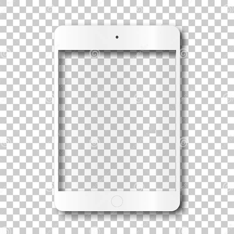 Touch Tablet Body without Screen Stock Vector - Illustration of ...