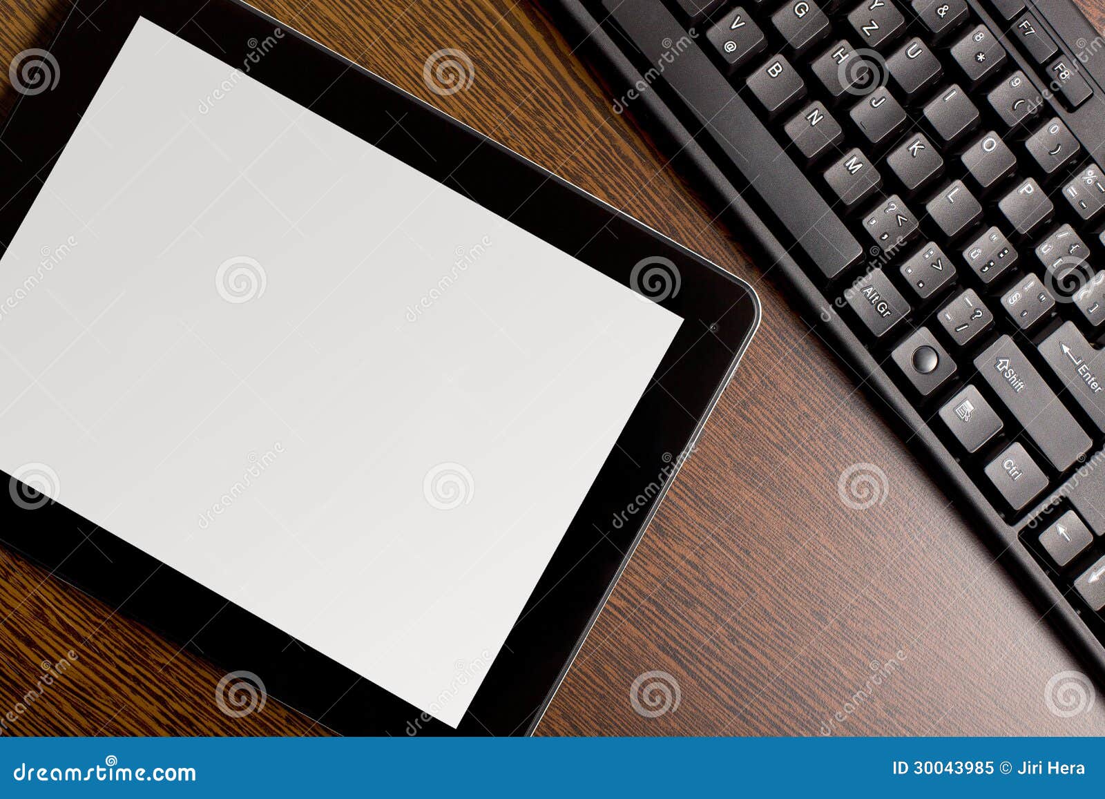Touch Tablet and Computer Keyboard Stock Image - Image of phone ...