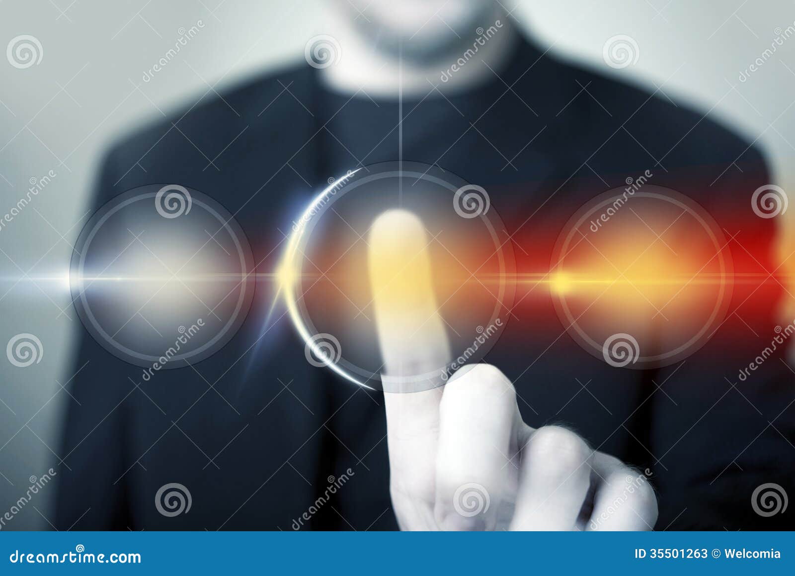 Touch Technology stock image. Image of choice, abstract - 35501263