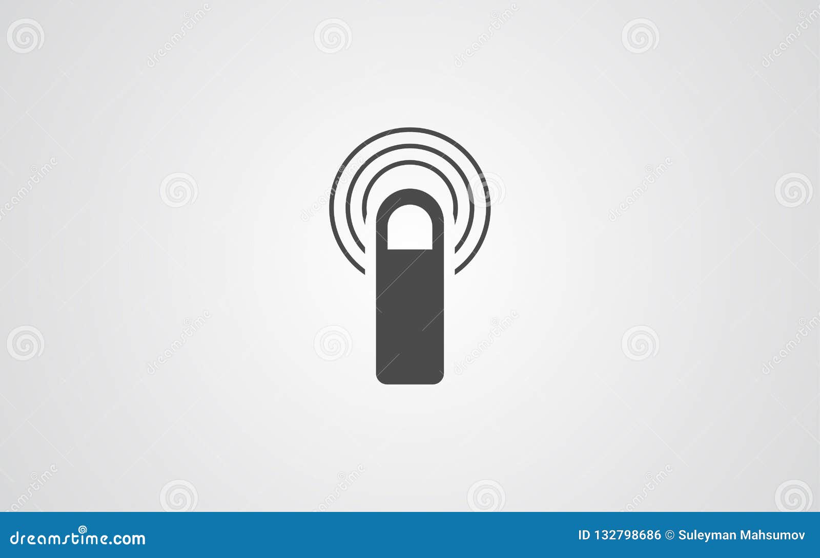Touch Vector Icon Sign Symbol Stock Vector - Illustration of finger ...