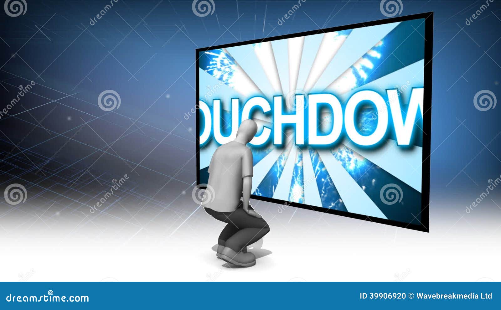 Touchdown animation in hd stock footage. Video of animated - 39906920