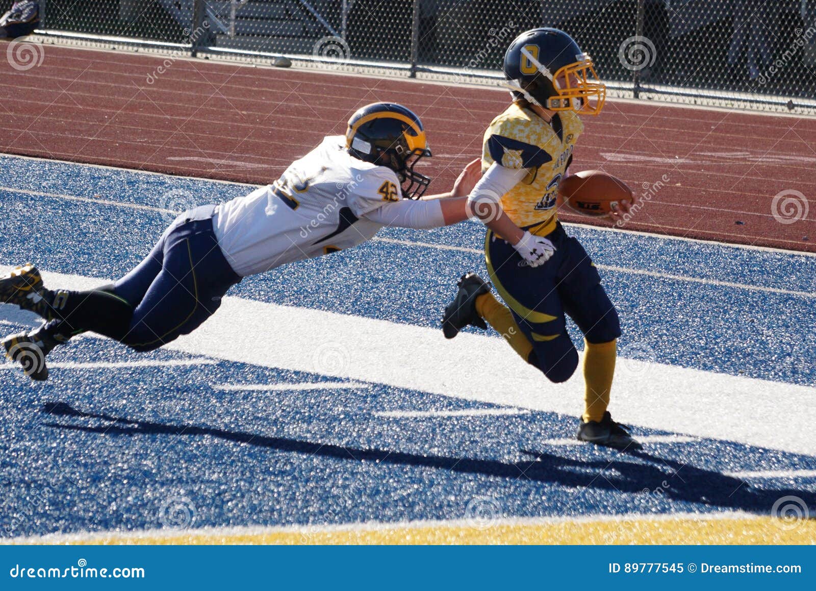 Touchdown! editorial image. Image of bright, kids, scores - 89777545