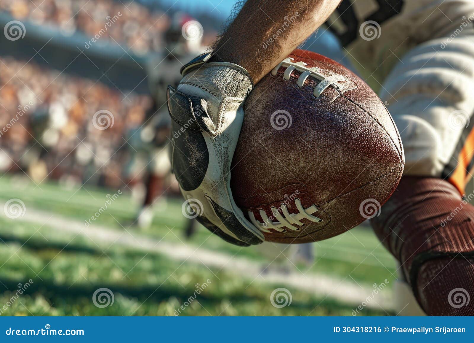 Touchdown Scoring, Player S Perspective and Goal Line Triumph Stock ...