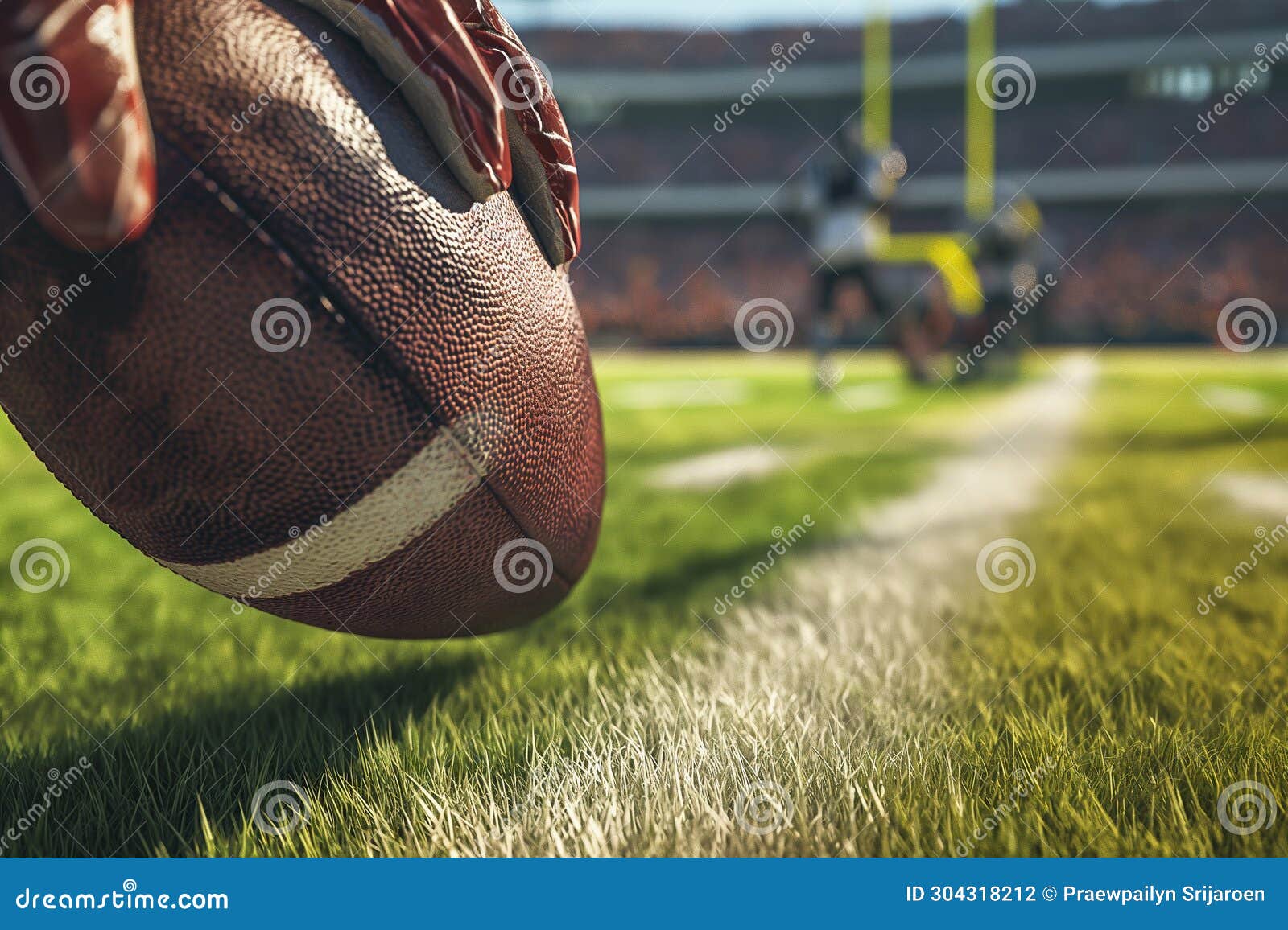 Touchdown Scoring, Player S Perspective and Goal Line Triumph Stock ...