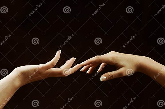 Touching stock photo. Image of hold, female, elegance - 2632746