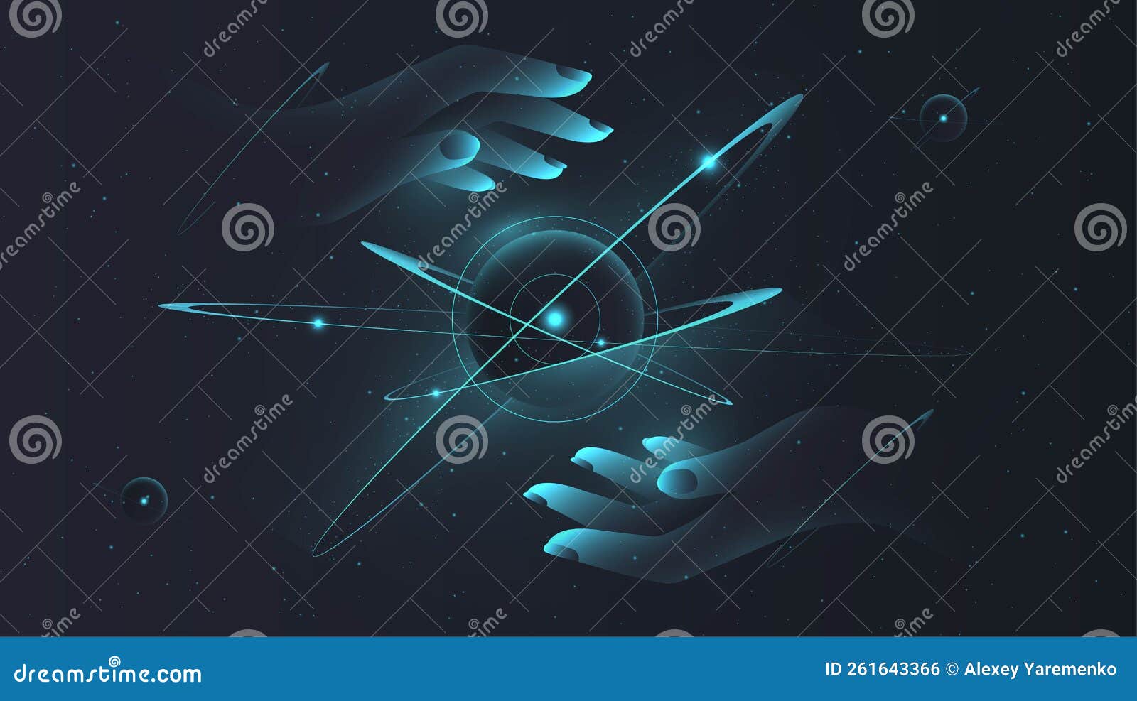 Touching Abstract Technology Stock Vector - Illustration of virtual ...