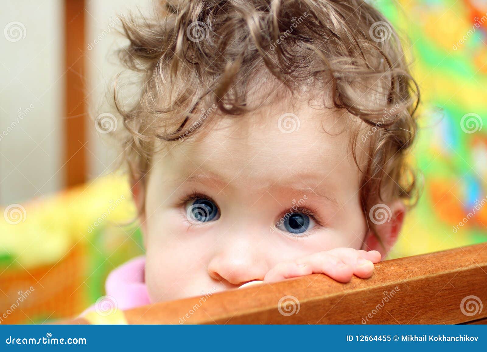 Touching baby close-up stock image. Image of people, looking - 12664455