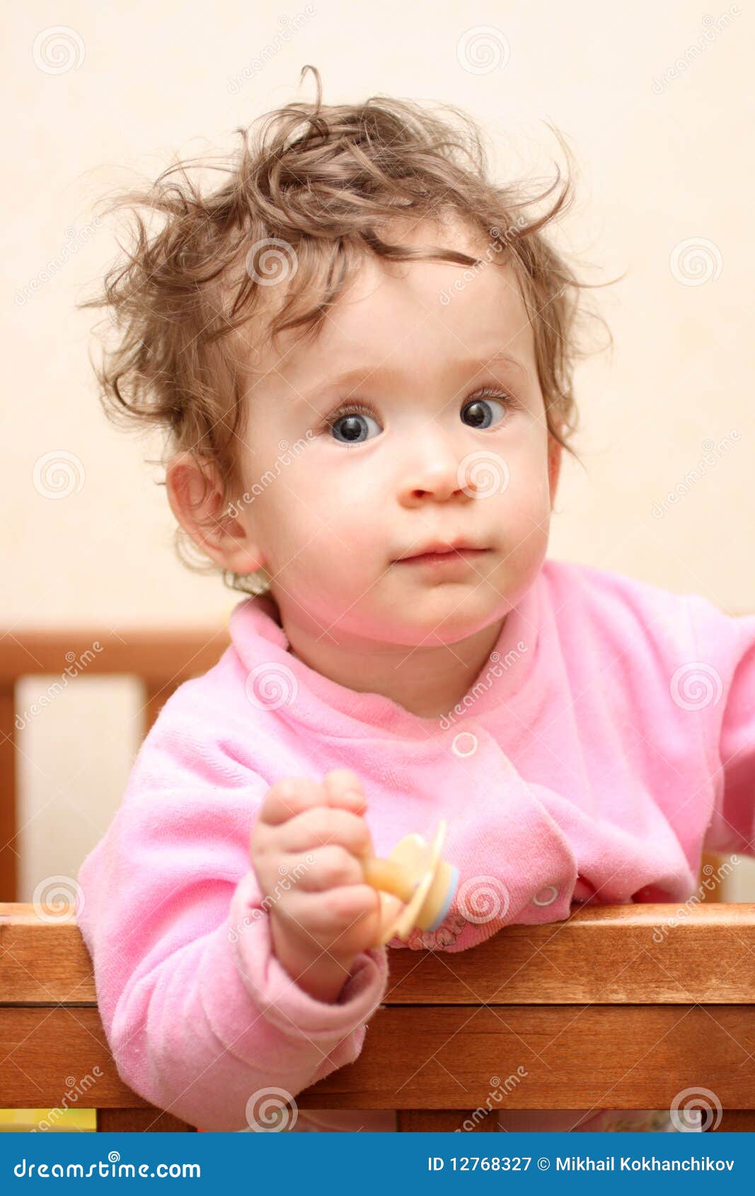 Touching baby portrait stock image. Image of eyes, angel - 12768327