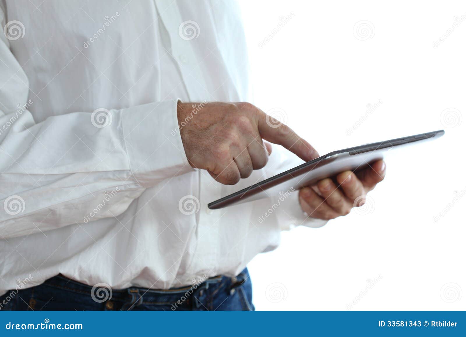 Touching a computer stock image. Image of computer, banner - 33581343