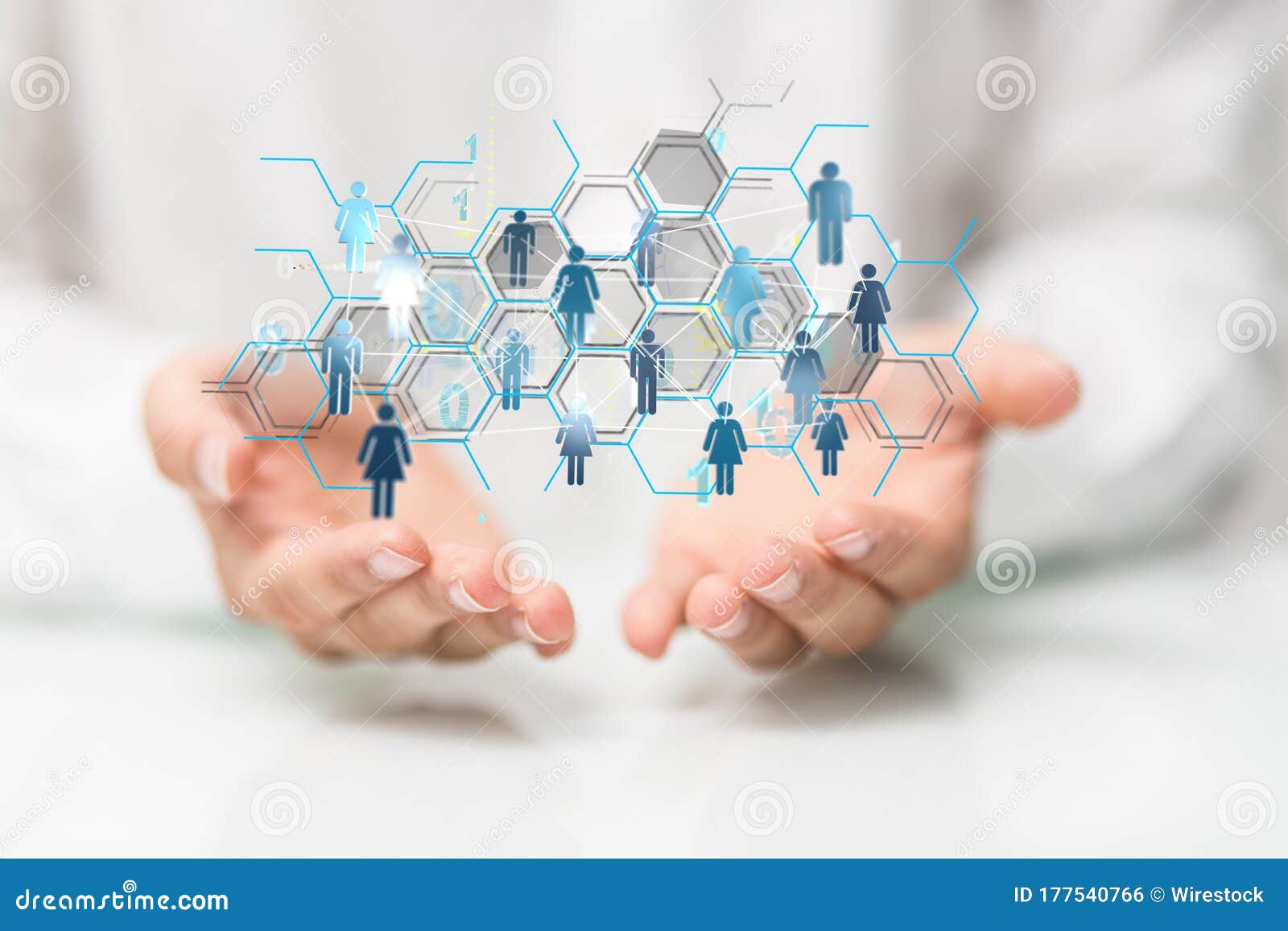 A Touching Global Network and Data Customer Connection Stock Photo ... A Touching Global Network and Data Customer Connection Stock Photo ...