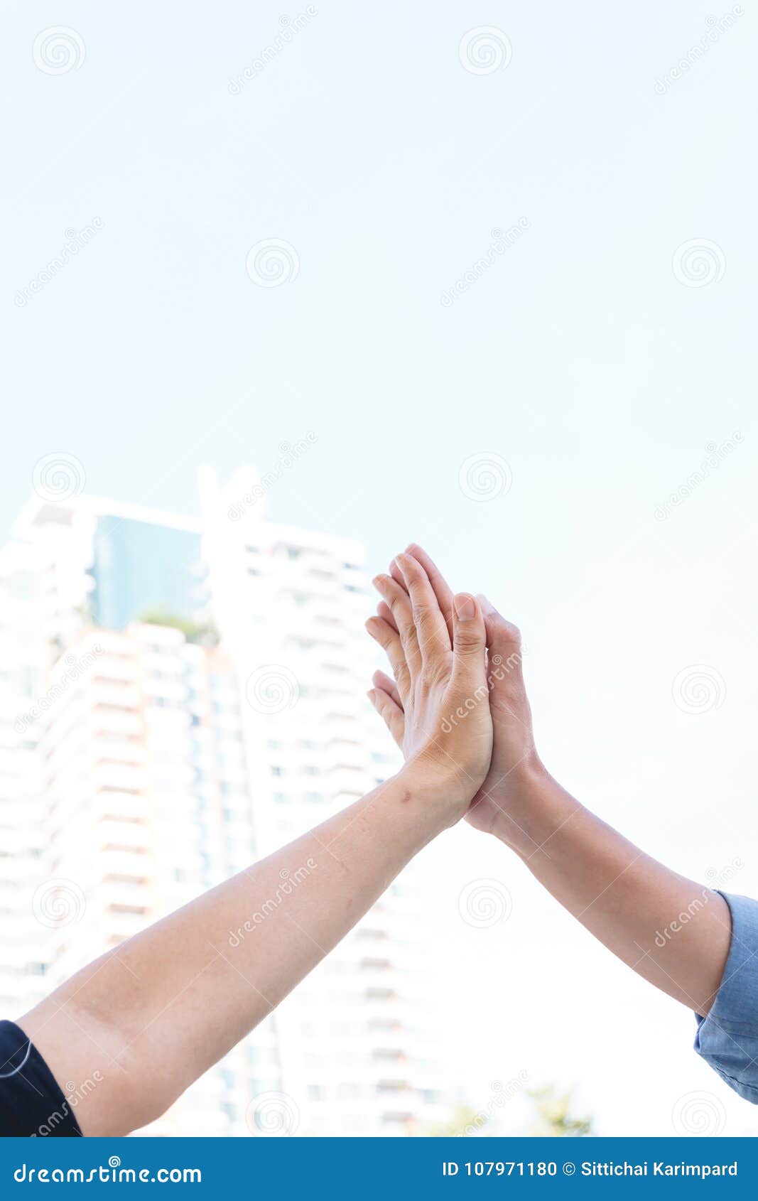 Touching hand stock photo. Image of city, structure - 107971180