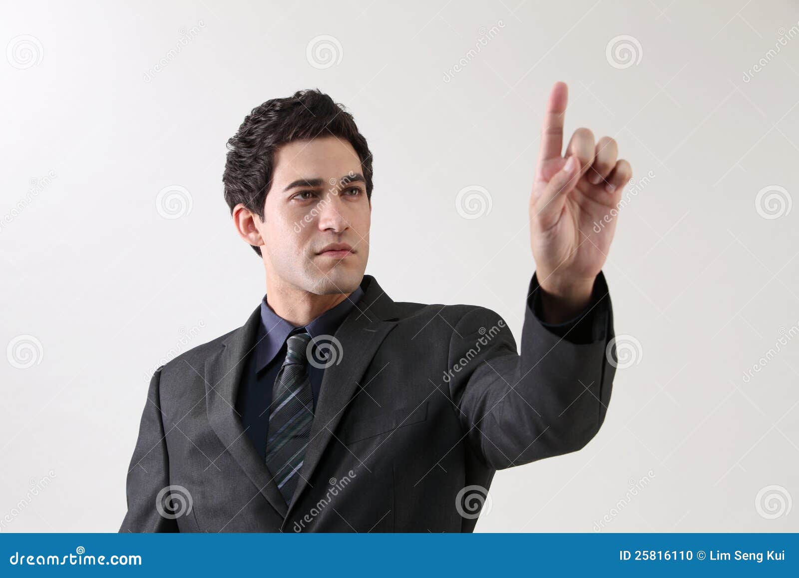 Touching screen stock photo. Image of arms, indoors, adults - 25816110