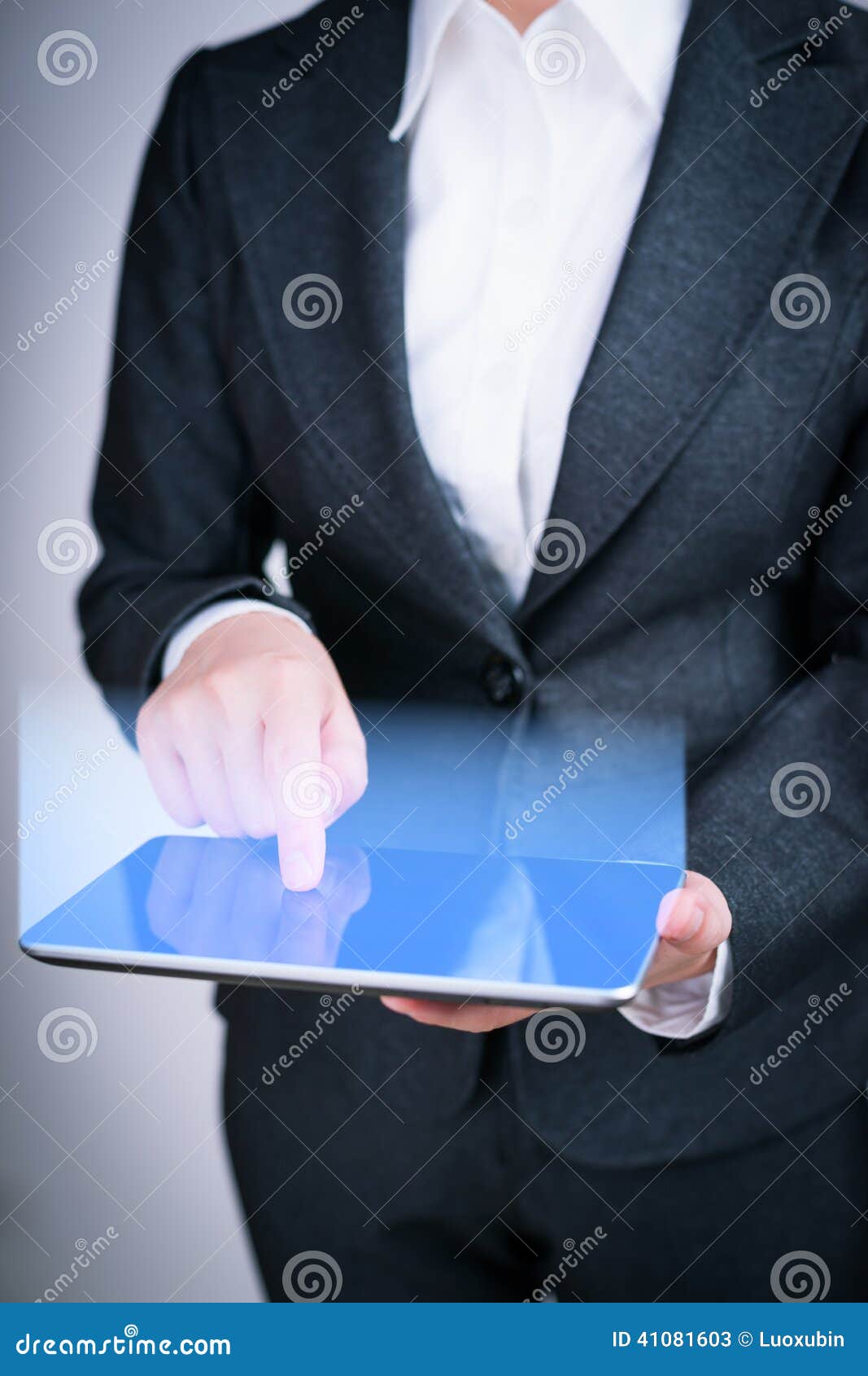 Touching Screen of Tablet PC Stock Image - Image of smart, digital ...
