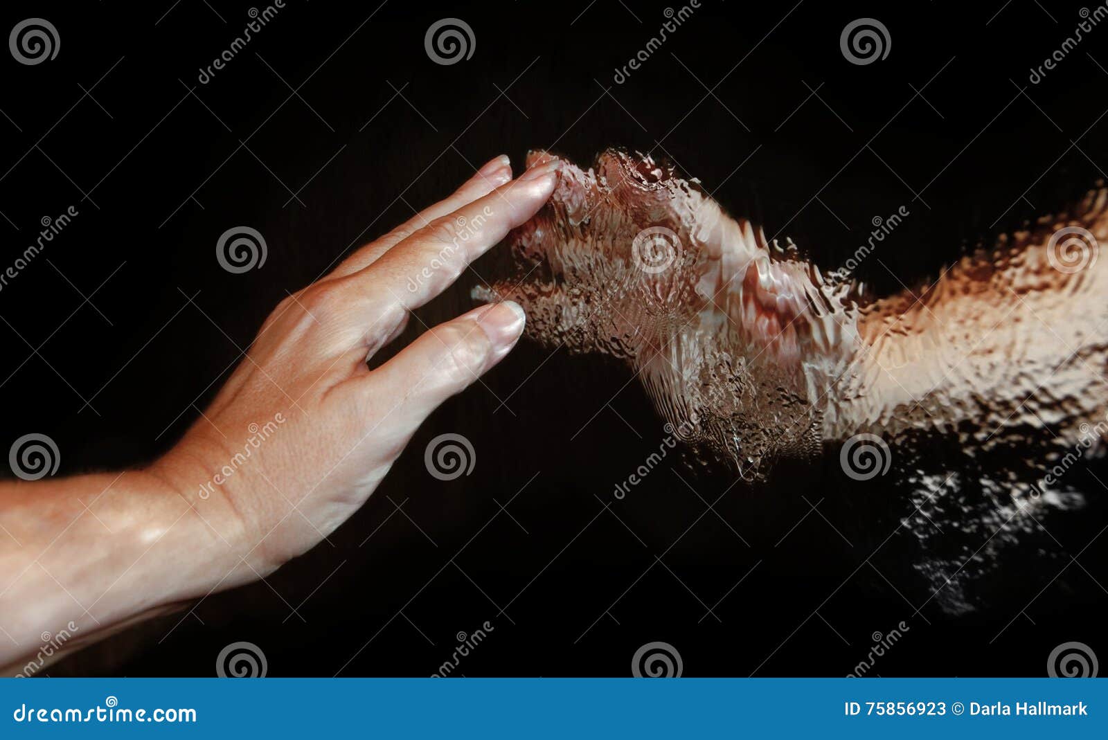 Touching the Void stock image. Image of concept, reach - 75856923