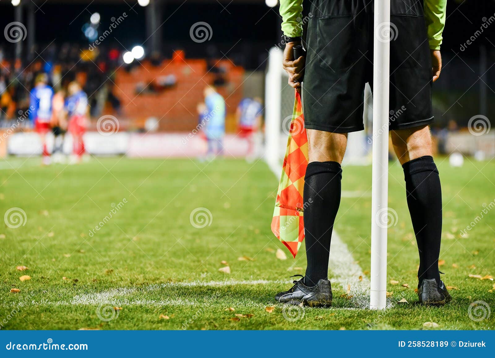 Touchline Football Referee`s Stock Image - Image of player, lines ...